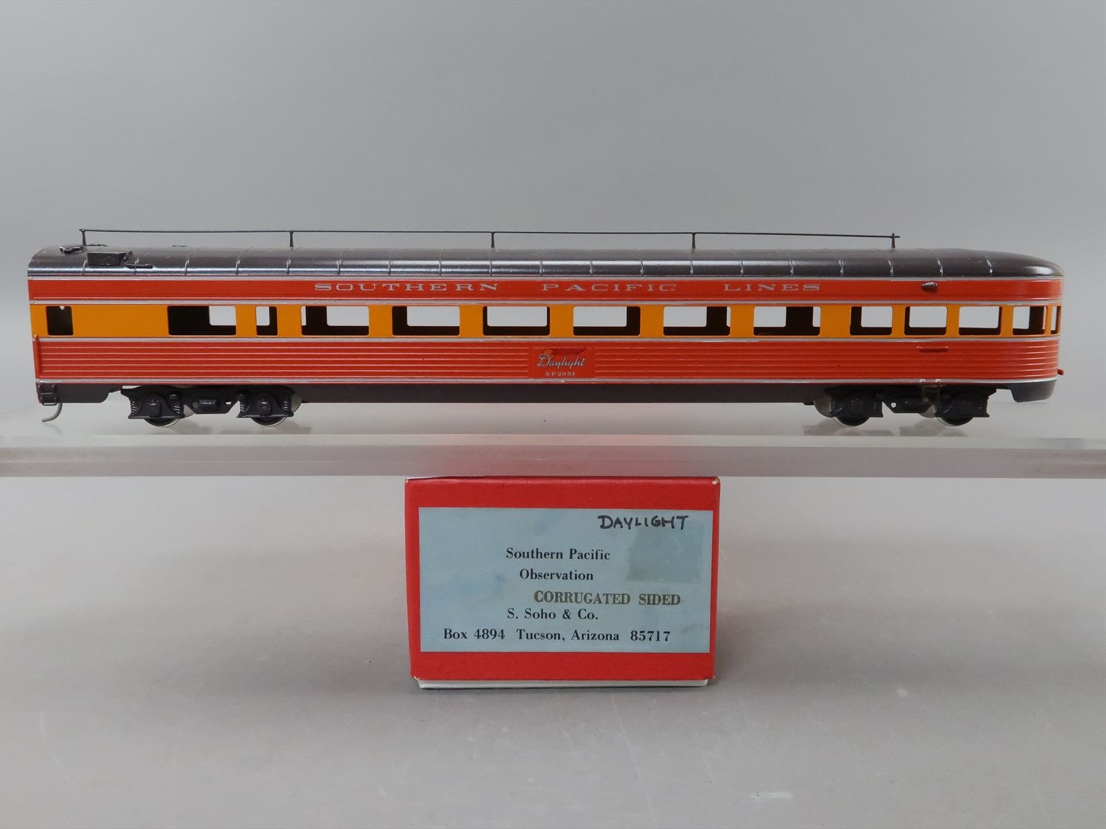 HO Brass Model - Soho SP Southern Pacific Daylight Observation Car ...