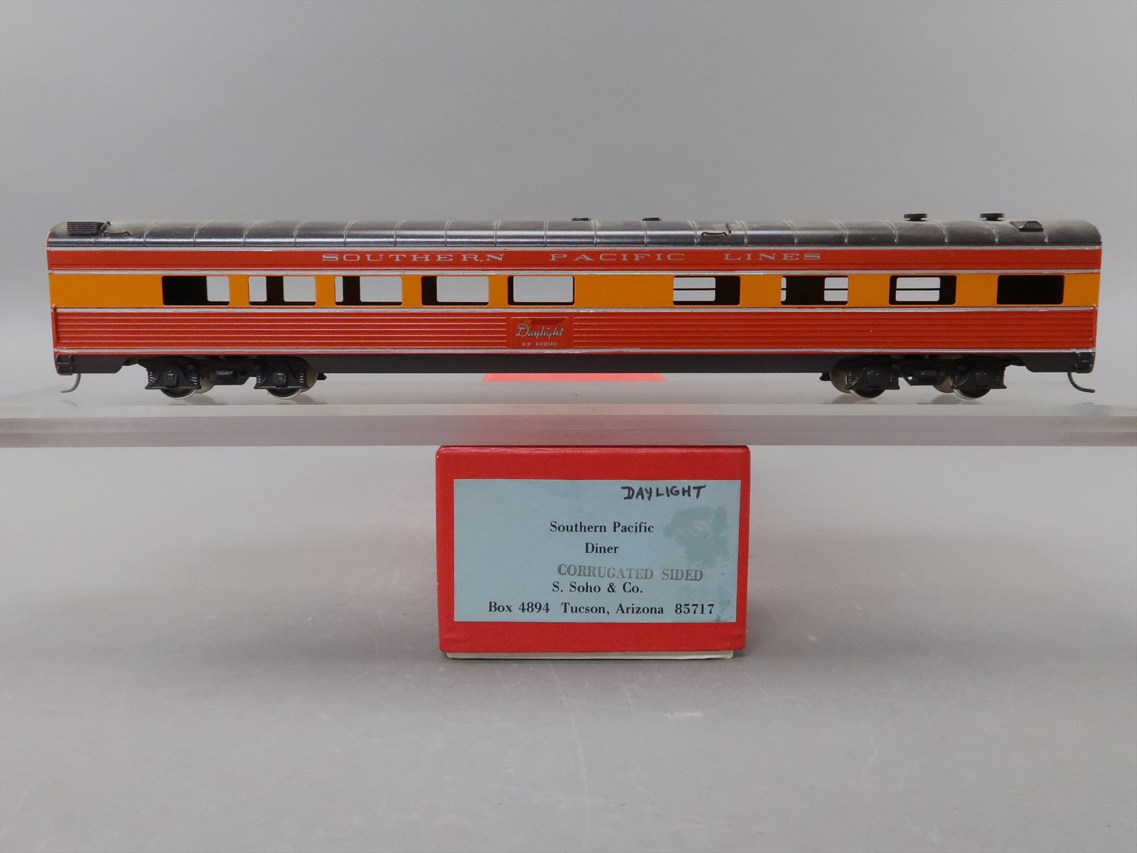HO Brass Model - SOHO SP Southern Pacific Corrugated Side Diner Car ...