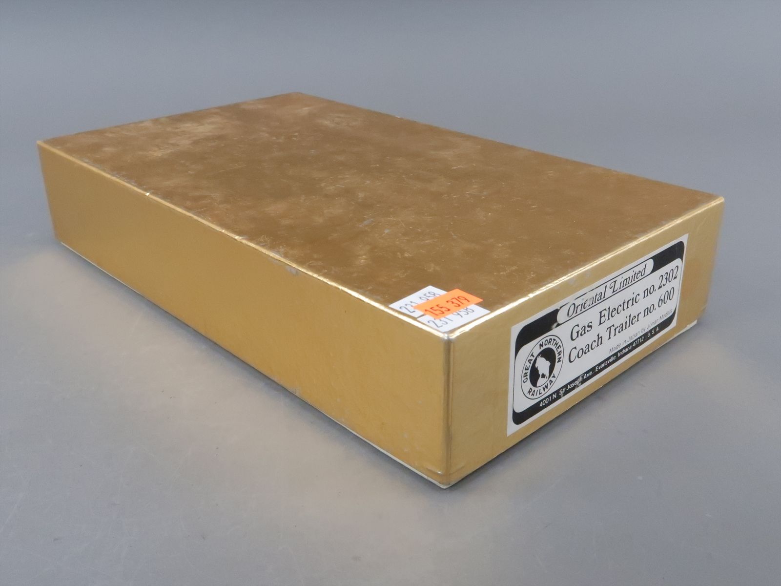 HO Brass Model - Oriental GN Great Northern Gas Electric + Coach ...