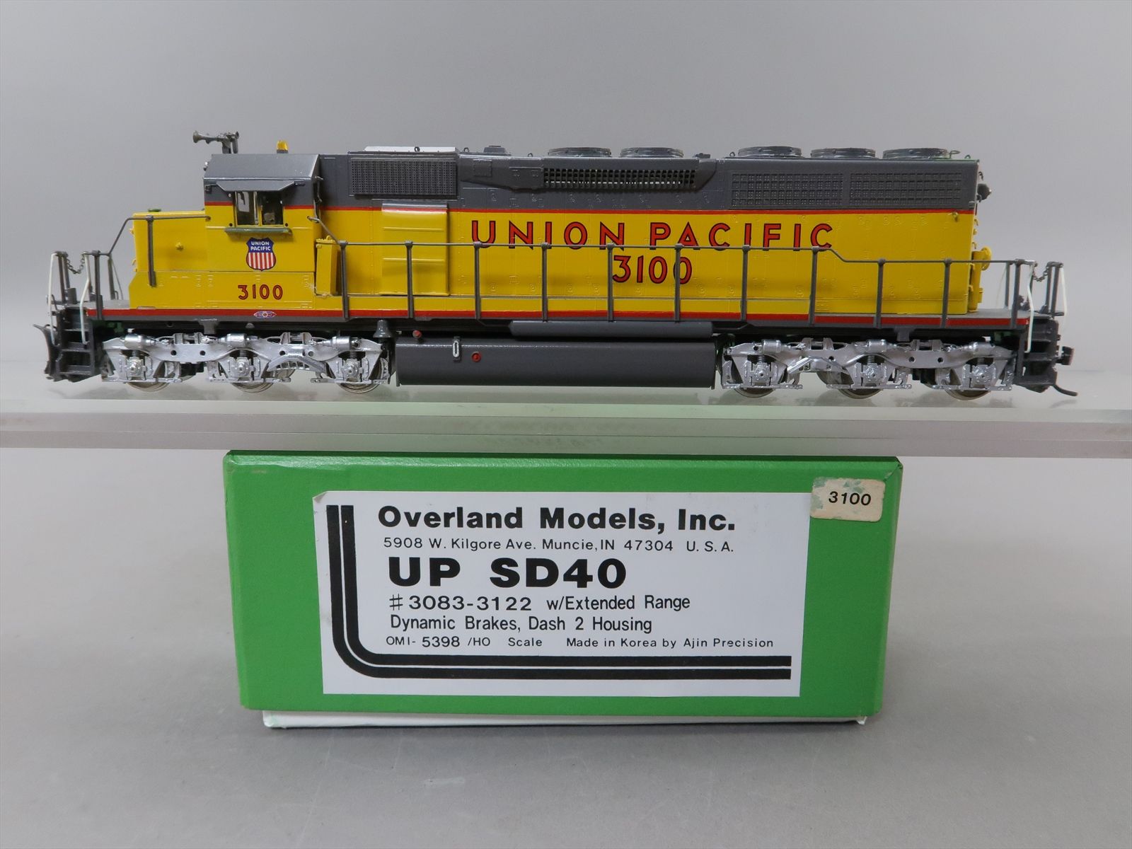 HO Brass Model - OMI 5398 UP Union Pacific SD40 Dash 2 Housing #3100 ...