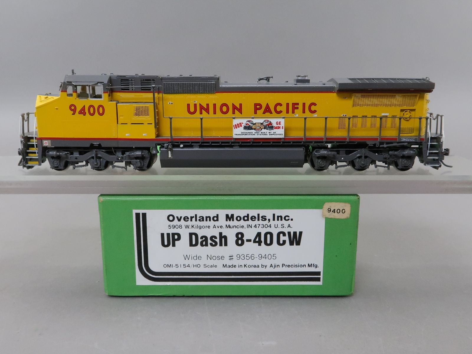HO Brass Model - OMI 5154 UP Union Pacific 8-40CW Dash Wide Nose 1000th ...