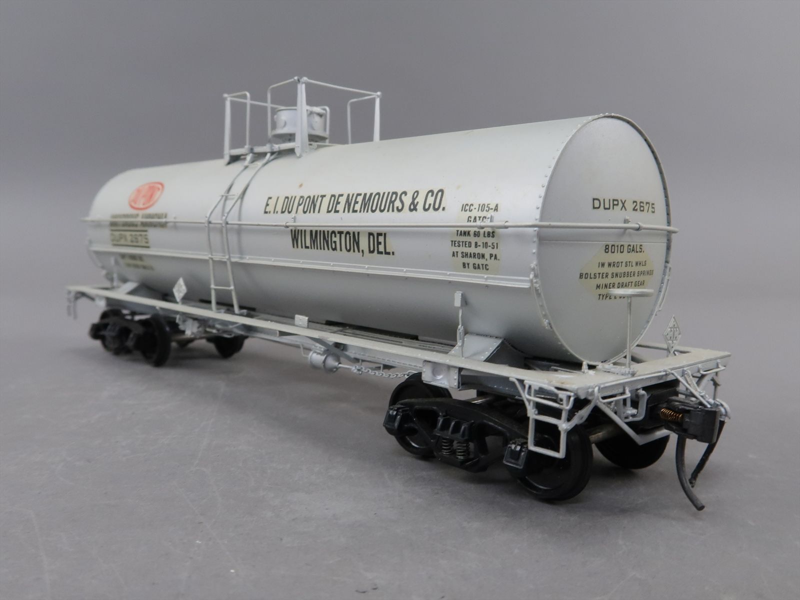 O Brass Model - PSC 15903 DOPX Dupont Ammonia 11141 Gallon Insulated Tank Car #2575 - Custom ...