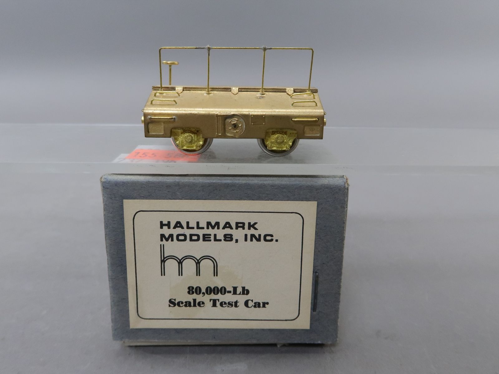 HO Brass Model - Hallmark Models, Inc. 80,000 Lb. Scale Test Car ...