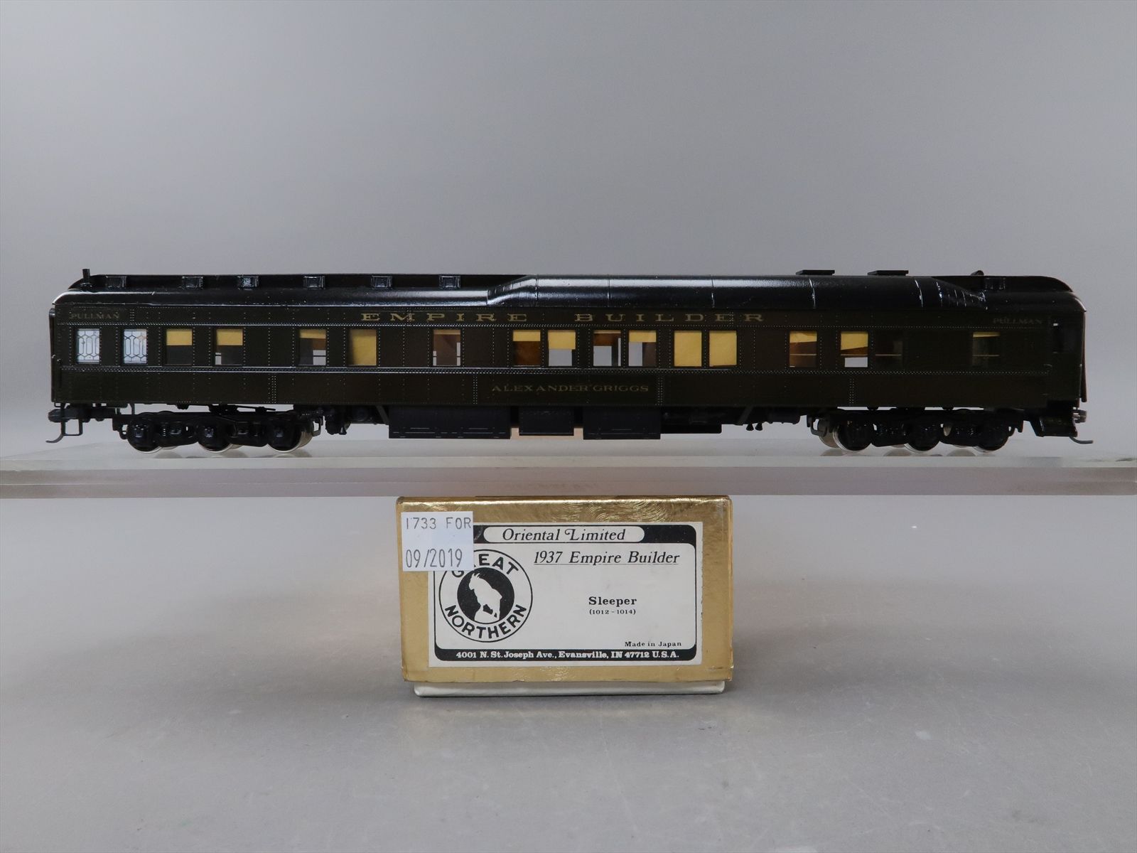 HO Brass Model - Oriental GN Great Northern 1937 Empire Builder Sleeper ...