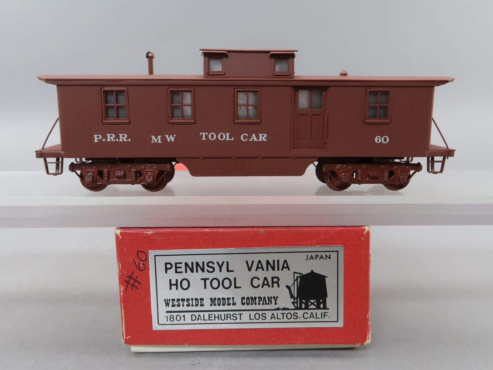 HO Brass Model - WMC PRR Pennsylvania Tool Car #60 MW Maintenance of ...