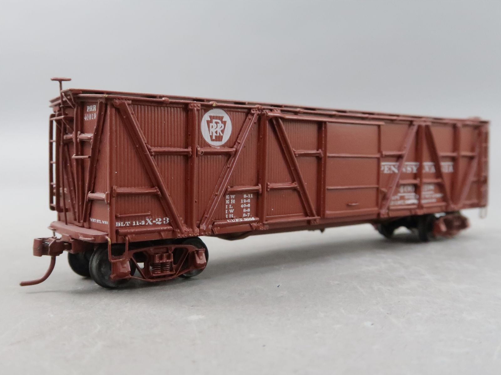 HO Brass Model - NJCB RS-607 PRR Pennsylvania X-23 Outside Braced Wood ...