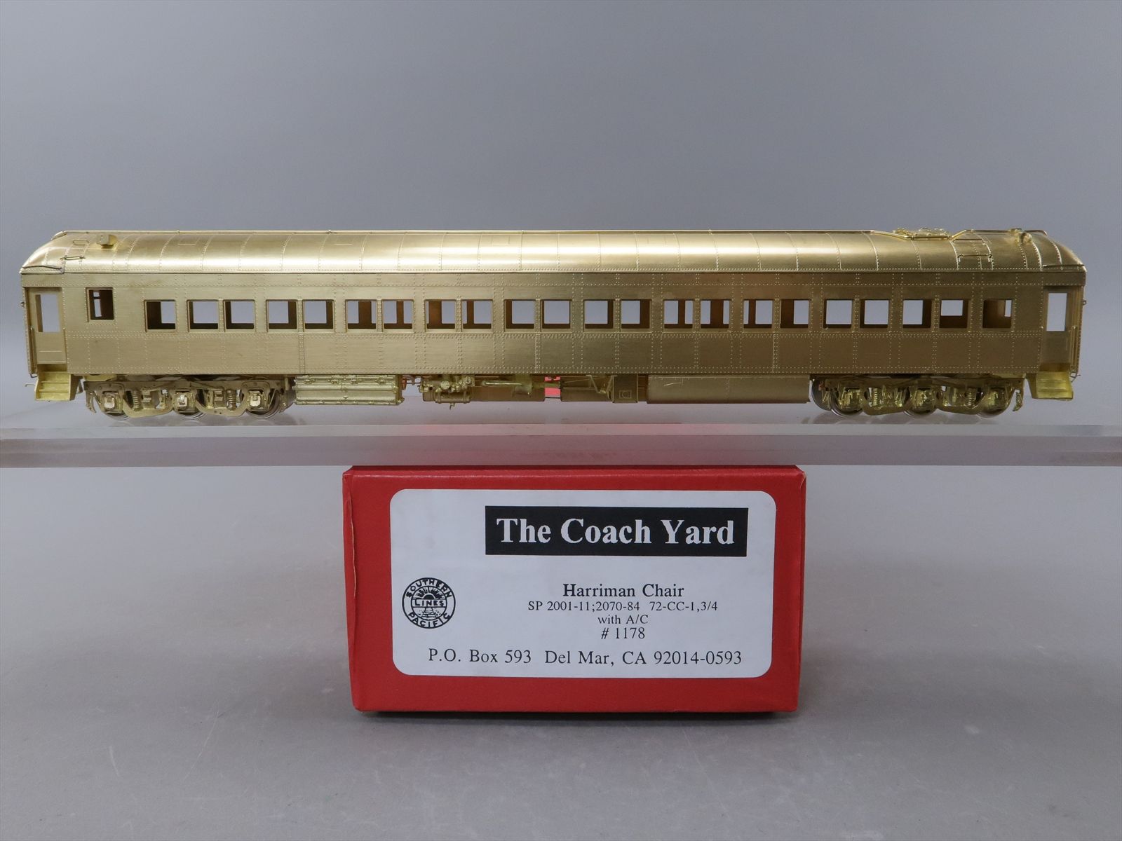 HO Brass Model - TCY 1178 SP Southern Pacific Harriman 72-CC-1 Chair ...