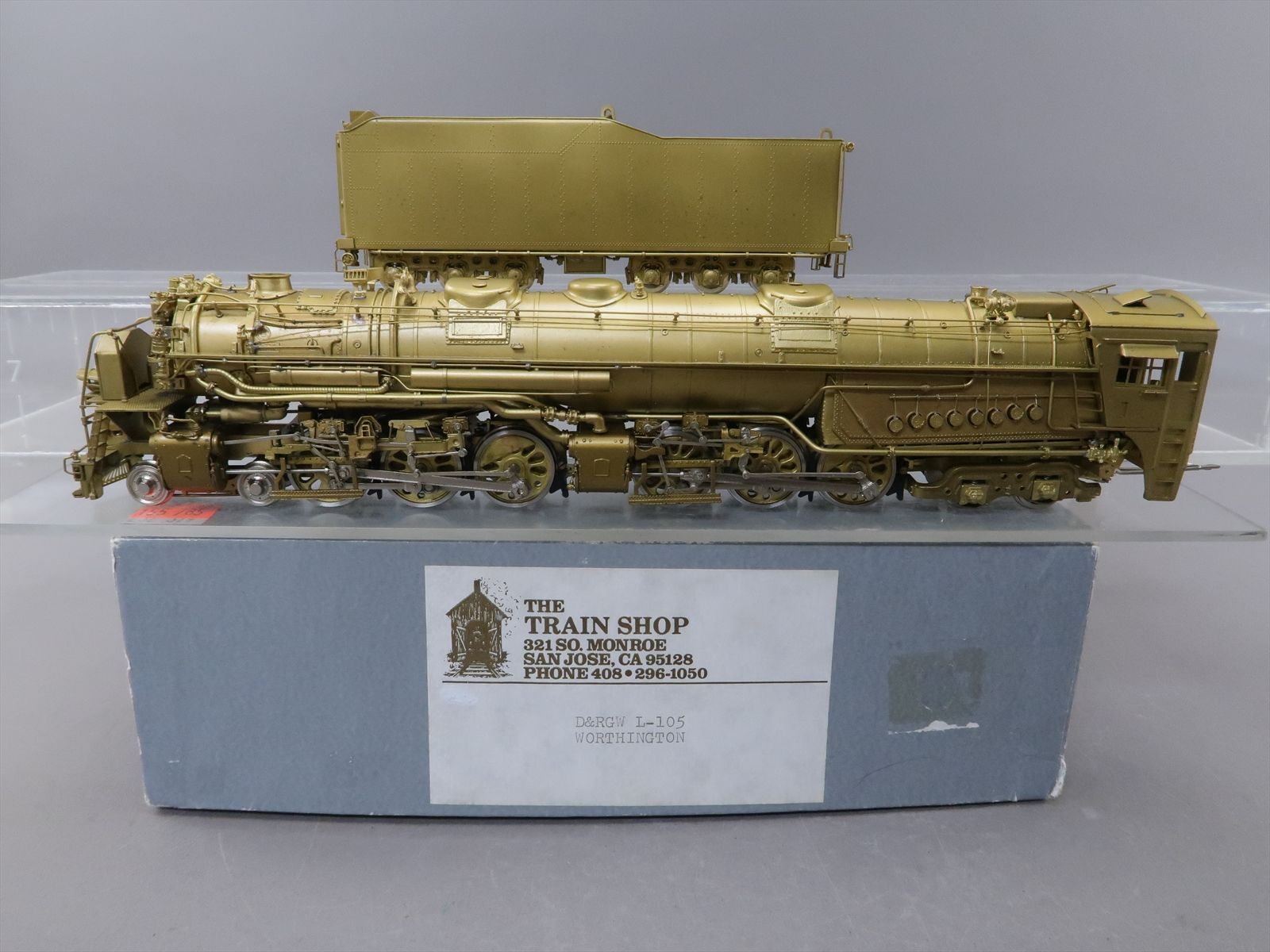 HO Brass Model - The Train Shop Exclusive D&RGW Rio Grande 4-6-6-4 L ...
