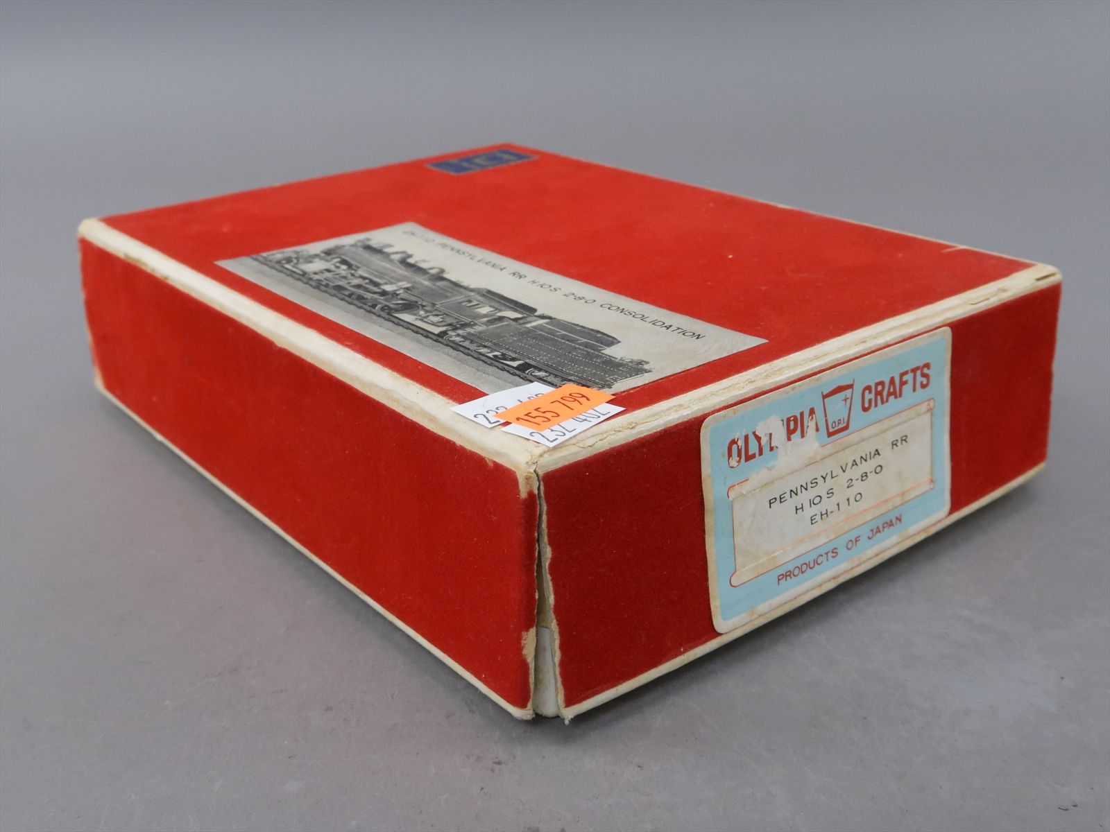 HO Brass Model - Gem Ruby PRR Pennsylvania 2-8-0 H10s - Unpainted ...