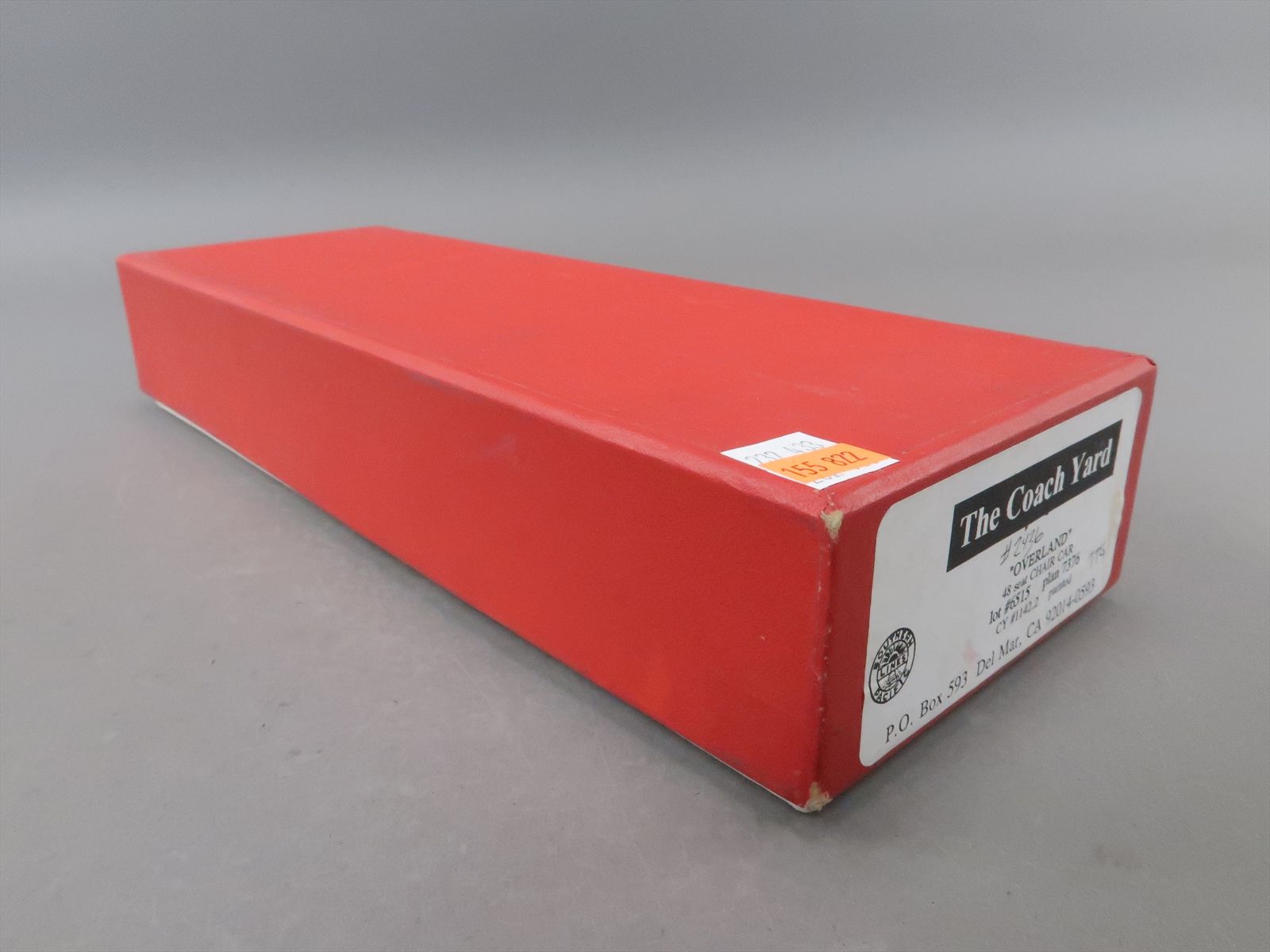 HO Brass Model - TCY 1142.2 SP Southern Pacific Overland 48 Seat Chair ...