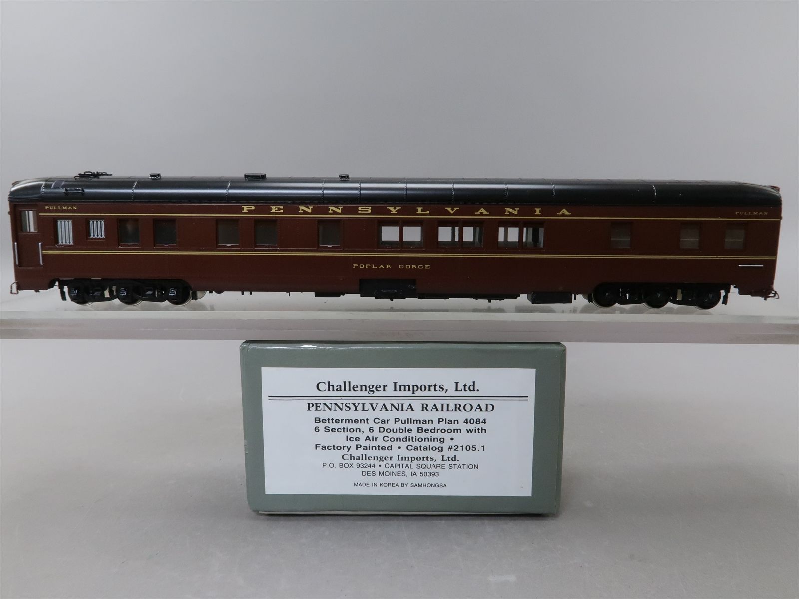 HO Brass Model - CIL 2105.1 PRR Pennsylvania Betterment 6-6- Sleeper ...