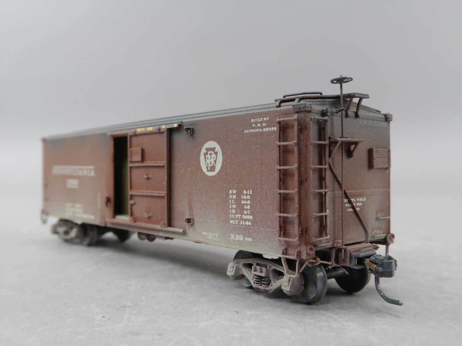 HO Brass Model - OMI 3015 PRR Pennsylvania X-29 Boxcar #2290 - Custom ...