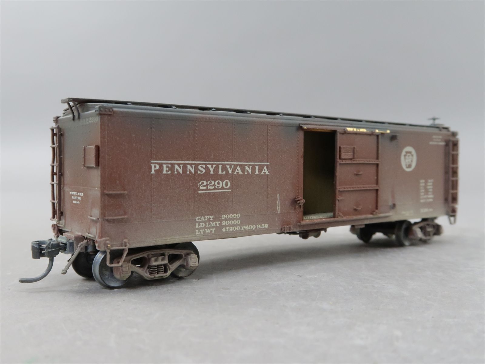 HO Brass Model - OMI 3015 PRR Pennsylvania X-29 Boxcar #2290 - Custom ...