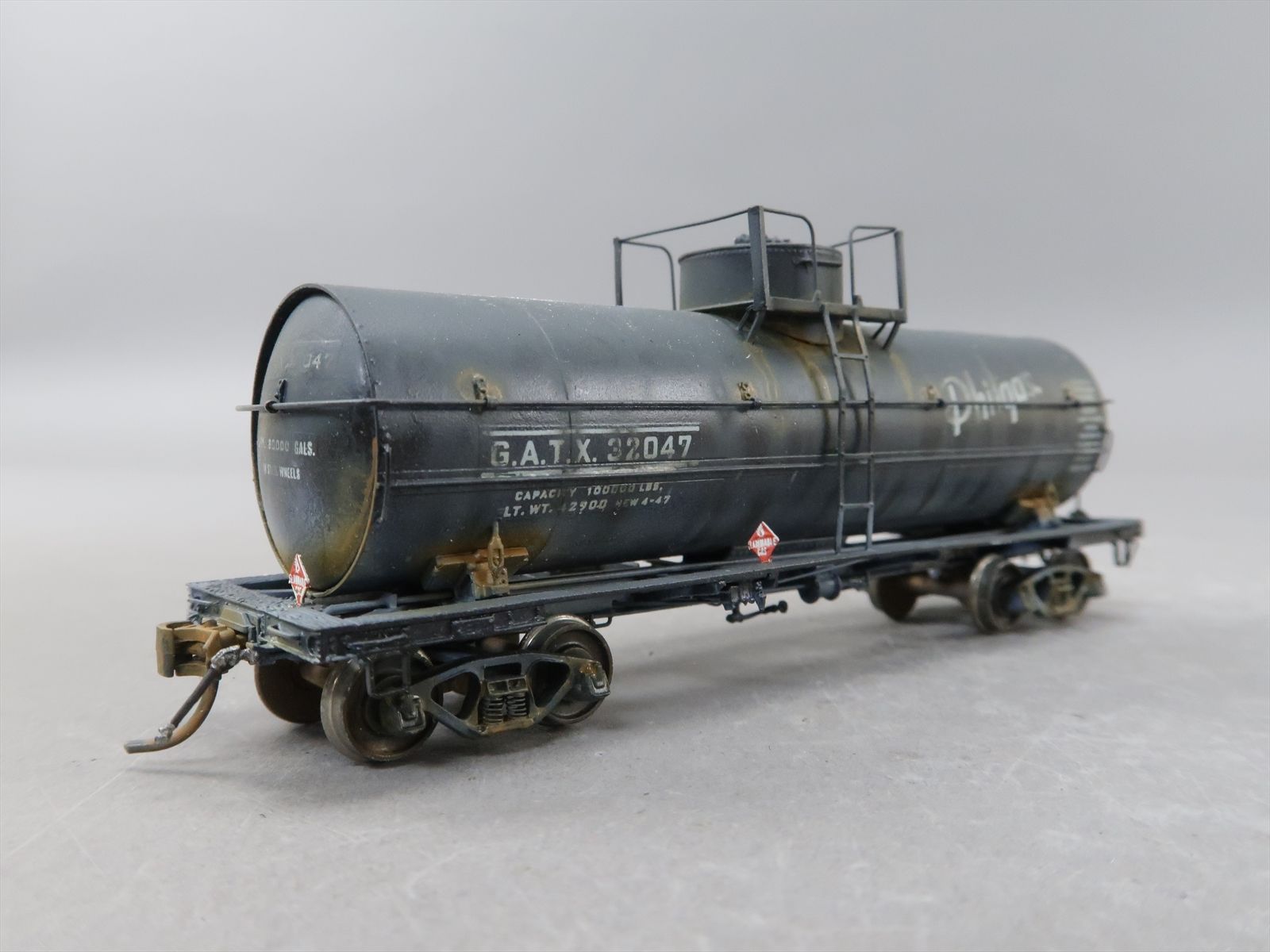 HO Brass Model - OMI 3130 ACF GATX 8000 Gallon Single Dome Philgas Tank ...
