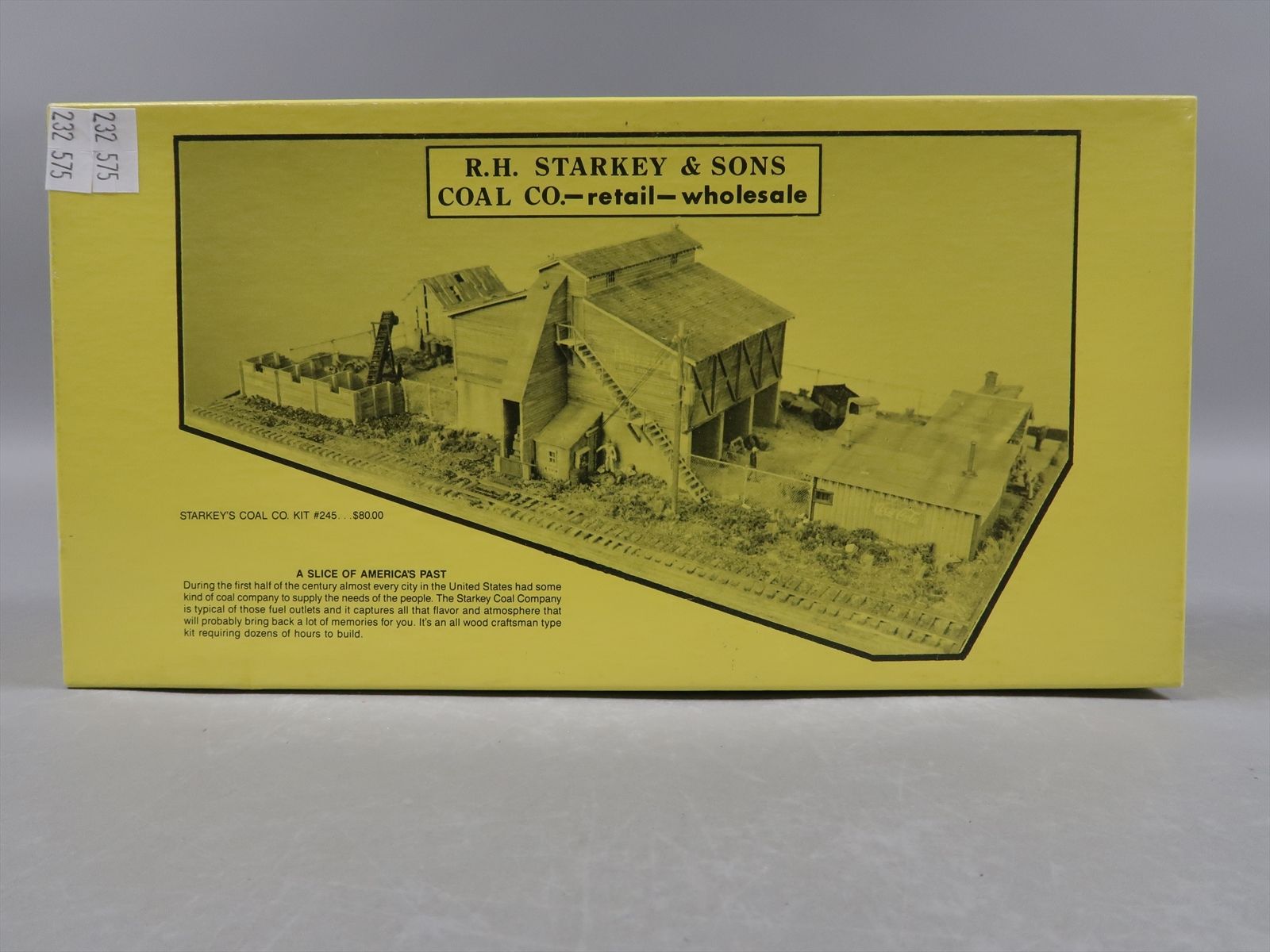 HO Craftsman Kit - FSM Fine Scale Miniatures Kit #245 - R.H. Starkey ...