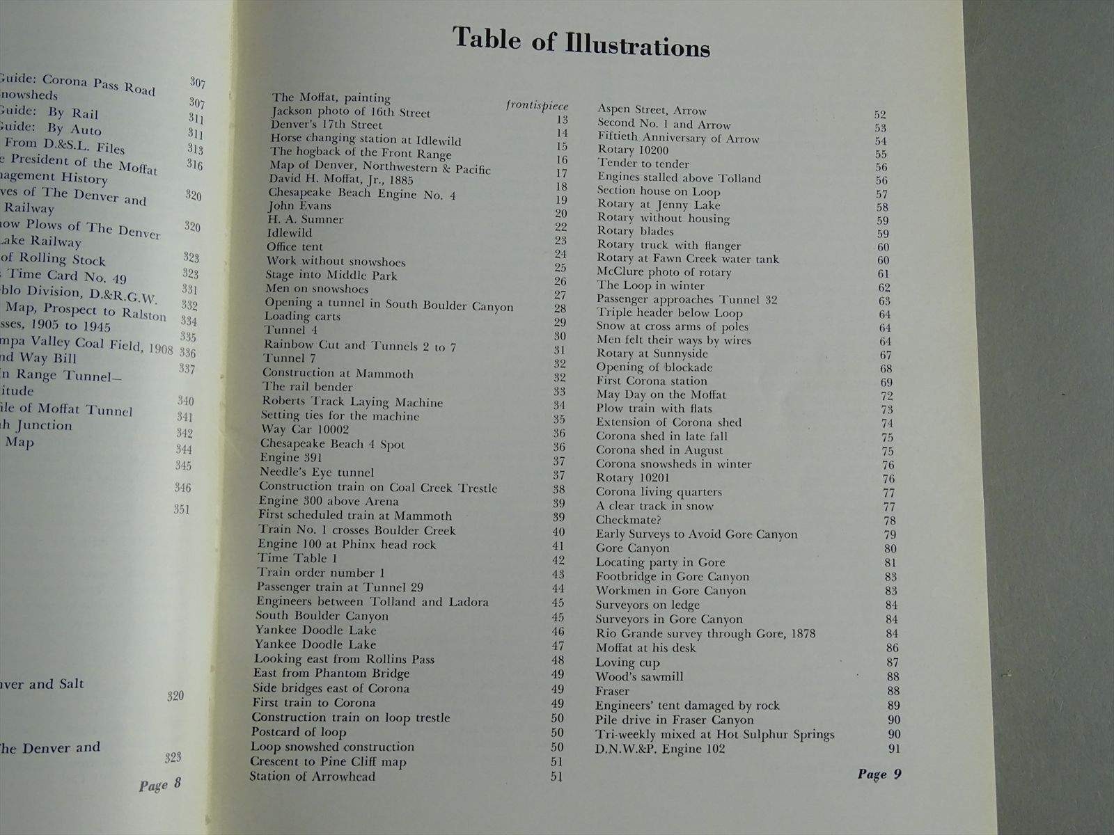 Railroad Book - The Moffat Road - Edward T. Bollinger & Frederick Bauer ...
