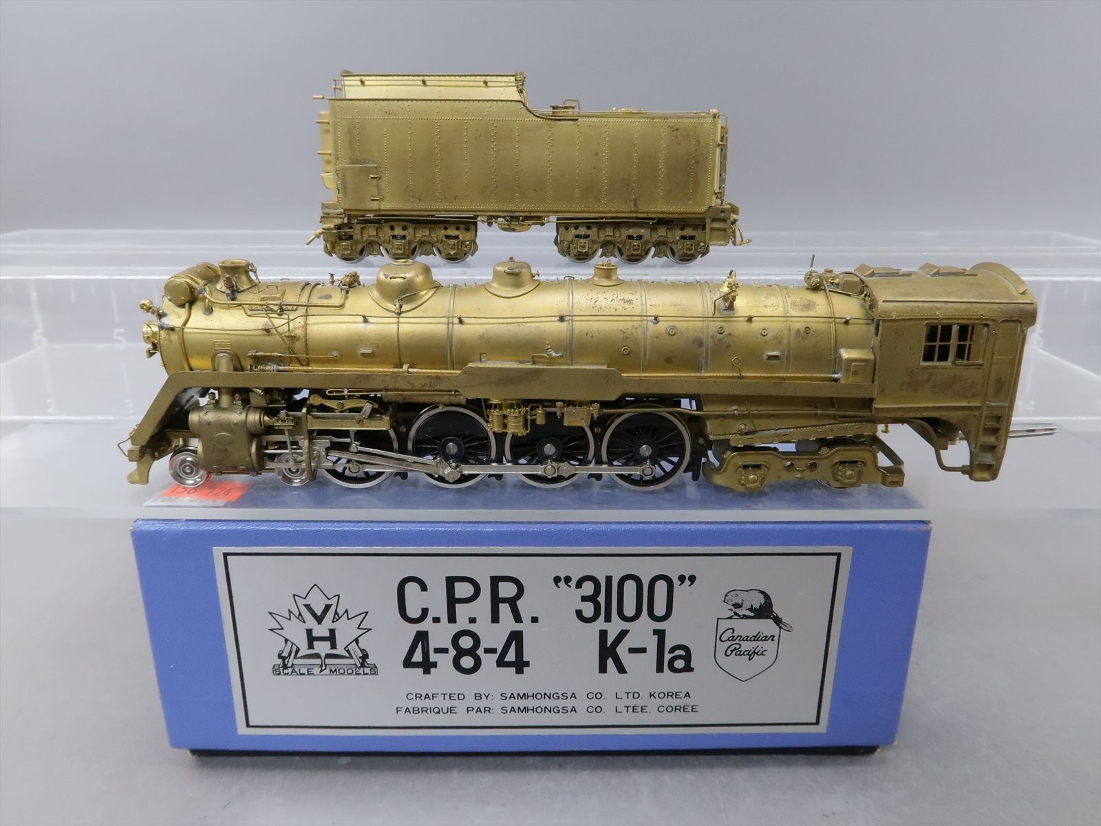 HO Brass Model - VH Van Hobbies CP CPR Canadian Pacific K-1a 4-8-4 ...