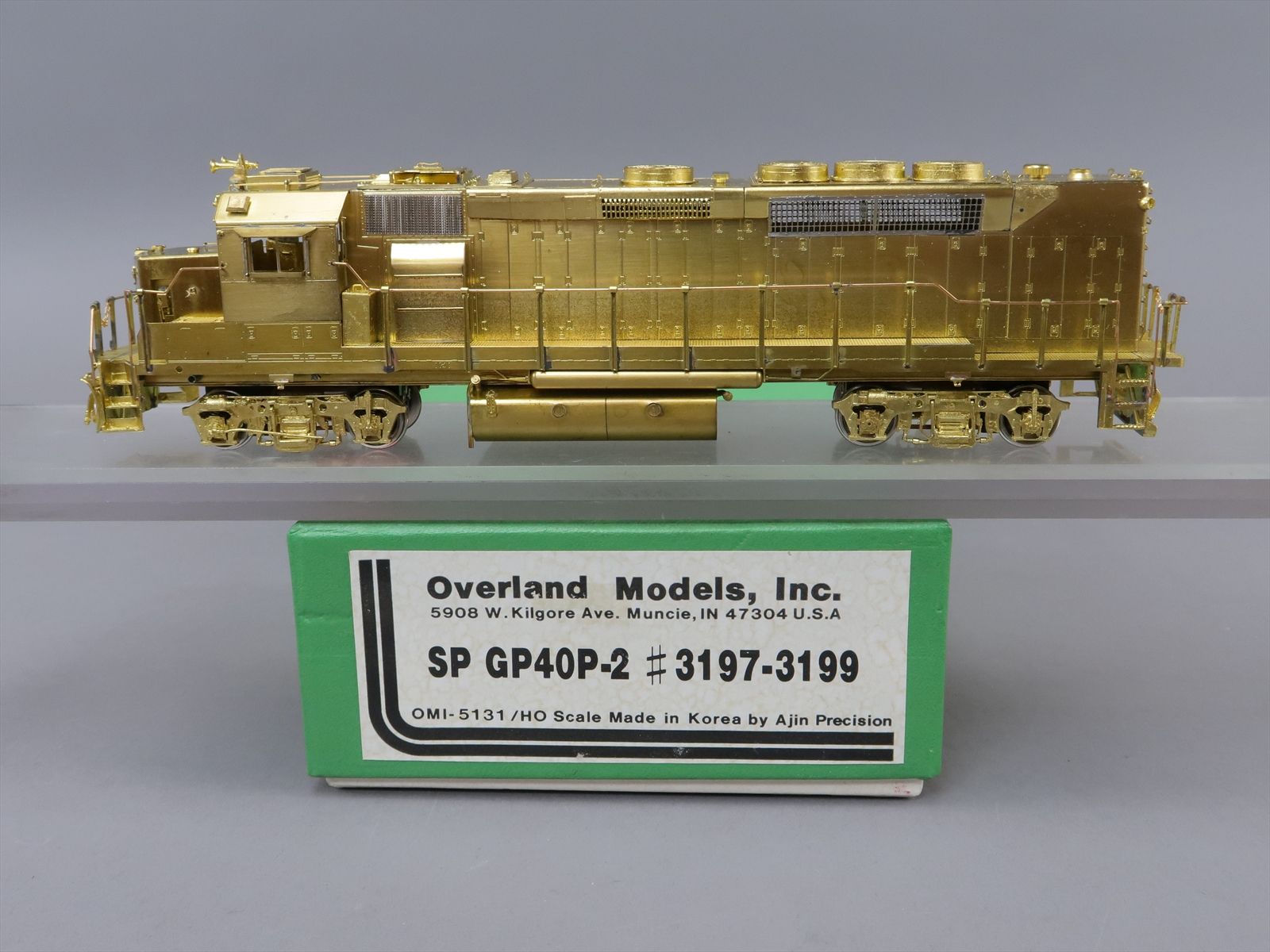 HO Brass Model - OMI 5131 SP Southern Pacific GP40P-2 #3197 - 3199 - Unpainted - 1989 Run - Ajin