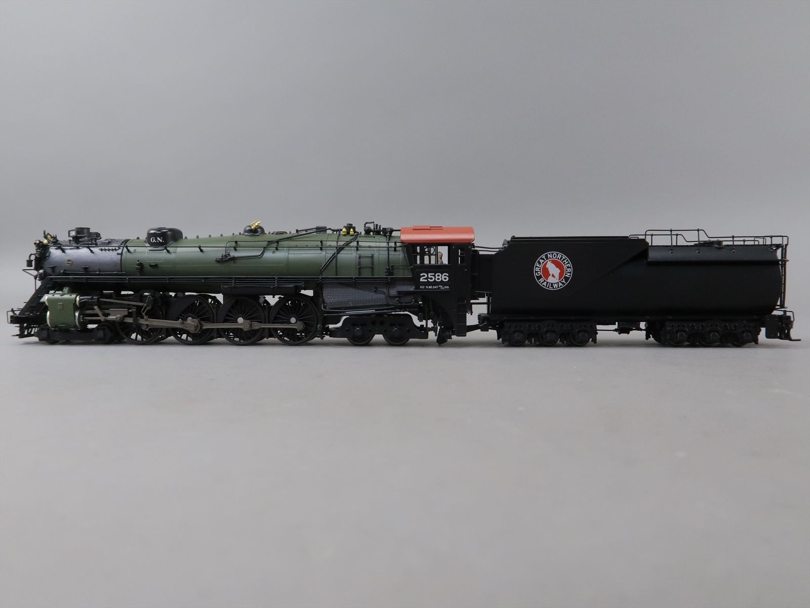 HO Brass Hybrid Model - BLI 2874 GN Great Northern S2 4-8-4 Open Cab ...