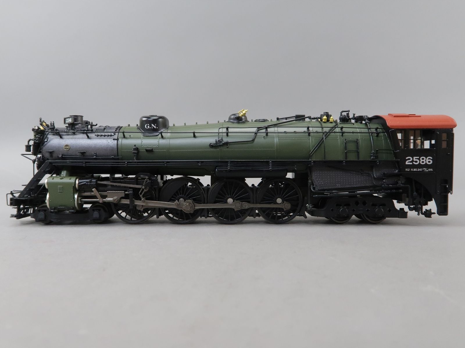 HO Brass Hybrid Model - BLI 2874 GN Great Northern S2 4-8-4 Open Cab ...