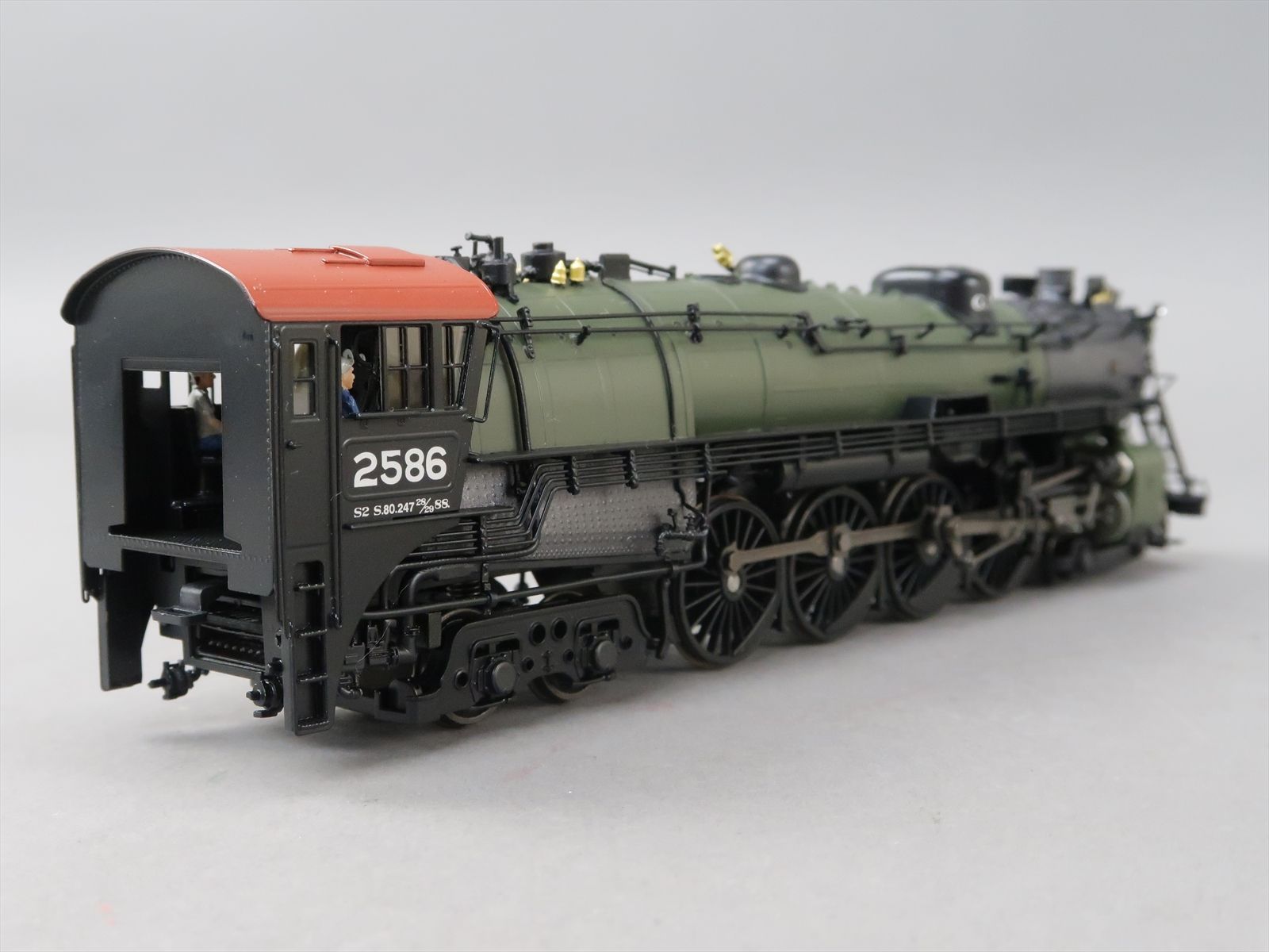 HO Brass Hybrid Model - BLI 2874 GN Great Northern S2 4-8-4 Open Cab ...