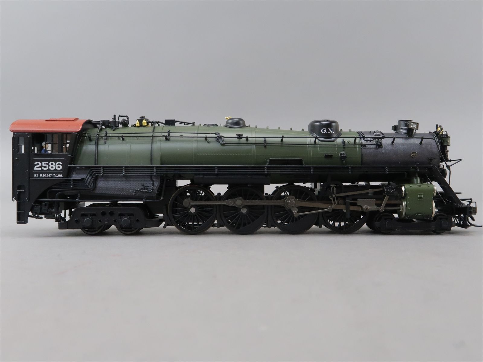 HO Brass Hybrid Model - BLI 2874 GN Great Northern S2 4-8-4 Open Cab ...