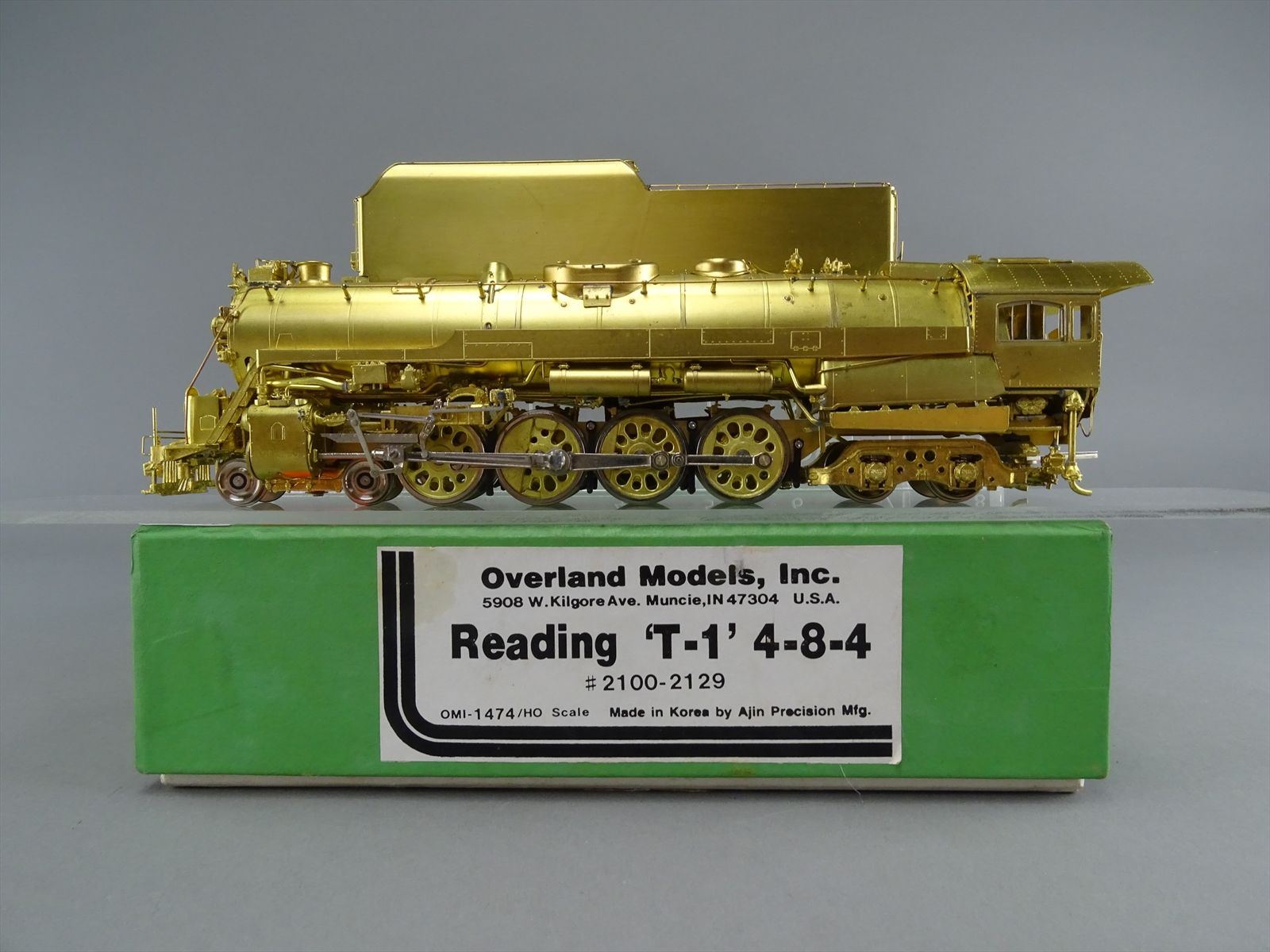 HO Brass Model – OMI 1474 RDG Reading T-1 4-8-4 Steam – Unpainted ...