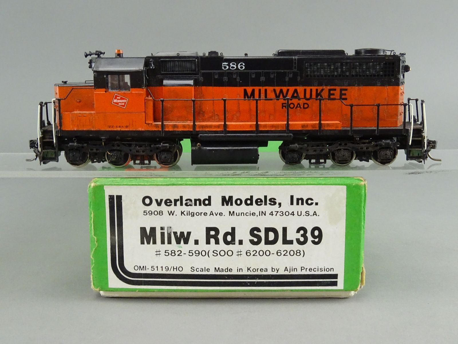 HO Brass Model - OMI 5119 MILW Milwaukee Road SDL39 #586 - Custom ...