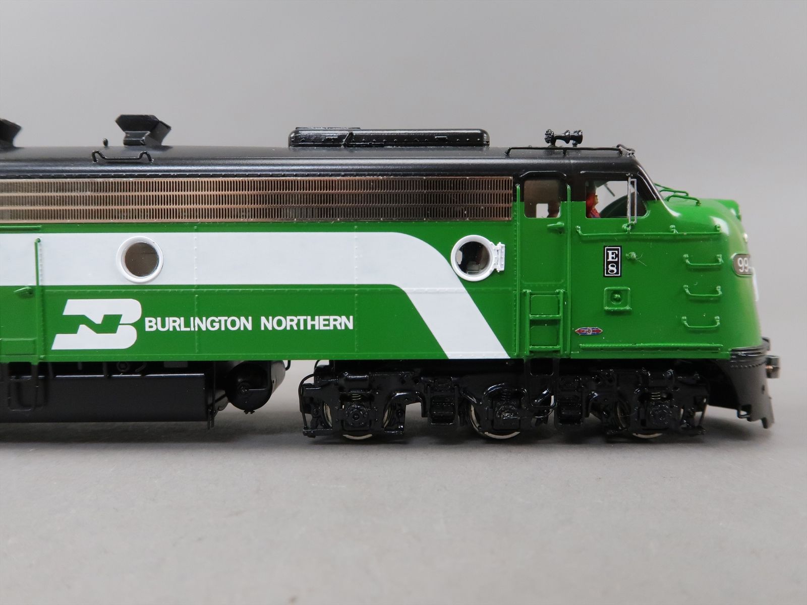 HO Brass Model - UTI 5363-2 BN Burlington Northern E8 E8A Hockey Stick Scheme #9943 - F/P + DCC ...