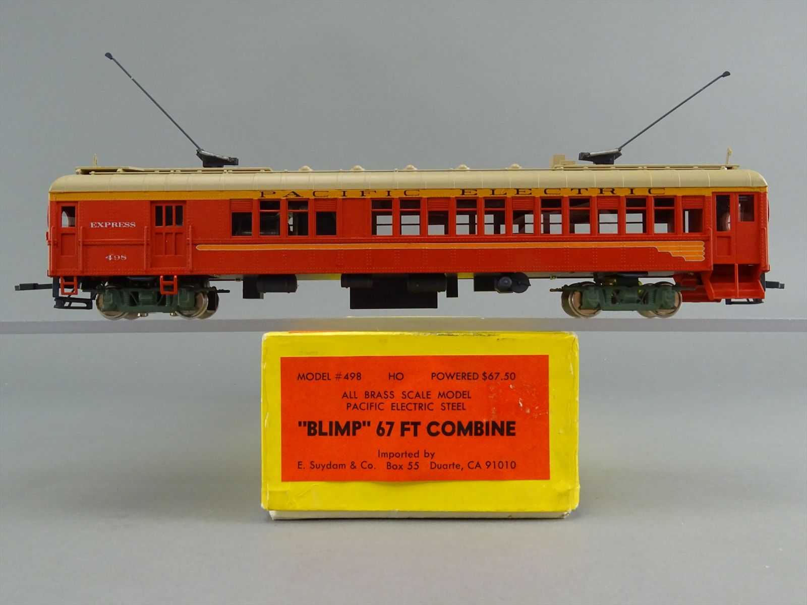 HO Brass Model - Suydam 498 PE Pacific Electric 67' Blimp Combine #498 ...
