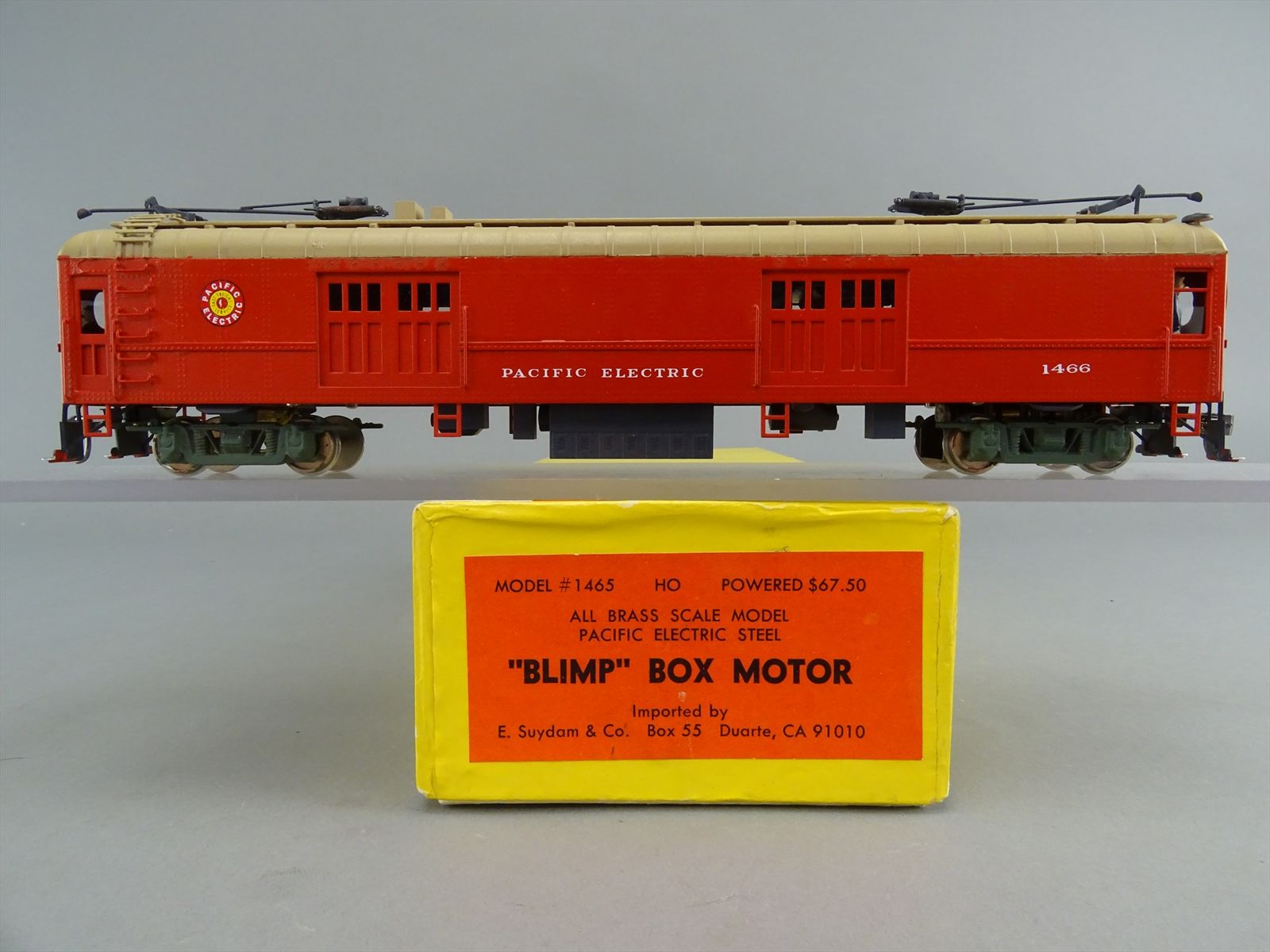 HO Brass Model - Suydam 1465 PE Pacific Electric Blimp Box Motor #1466 ...