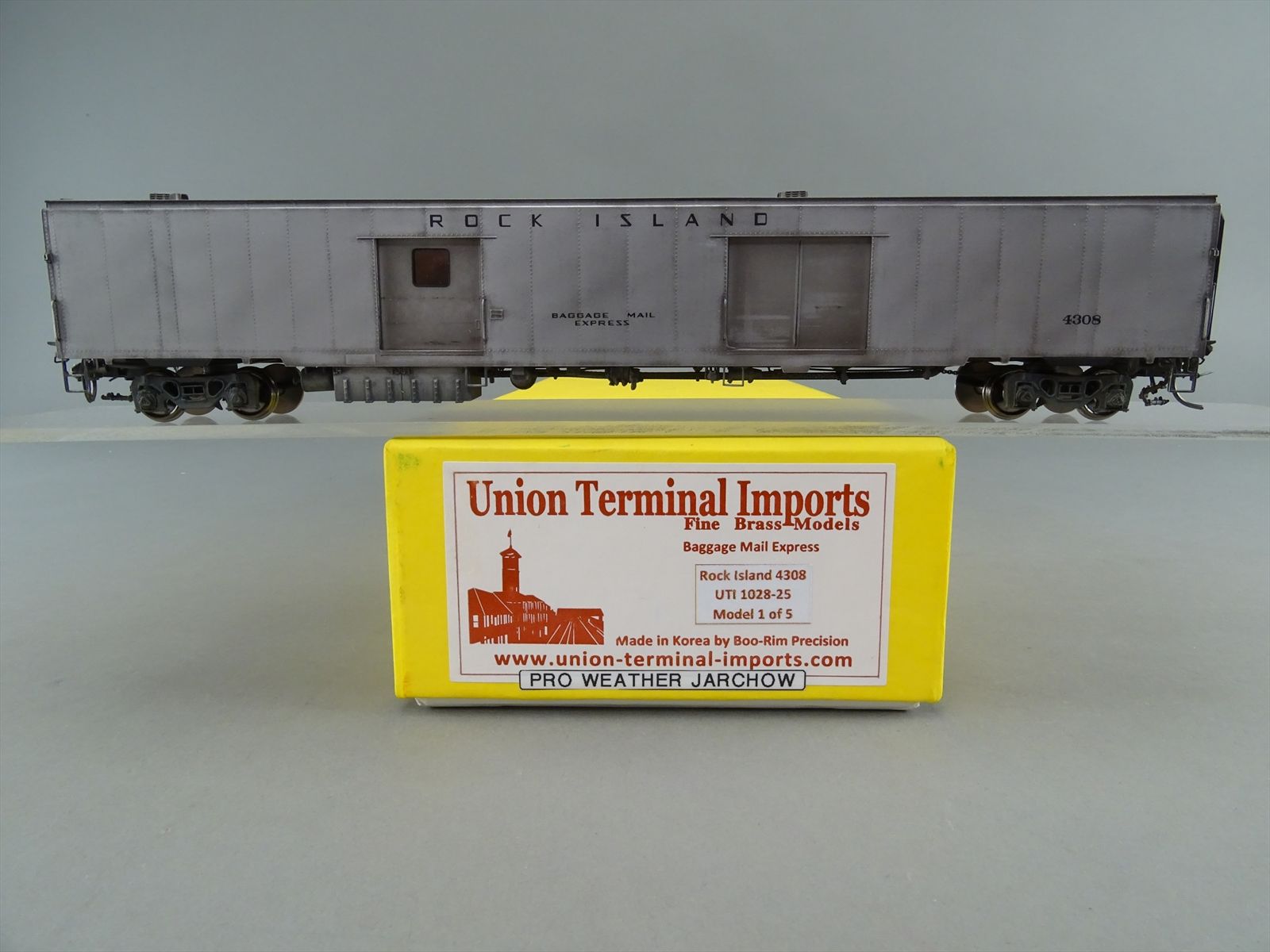 HO Brass Model - UTI 1028-25 CRI&P RI Rock Island Baggage Mail Express ...