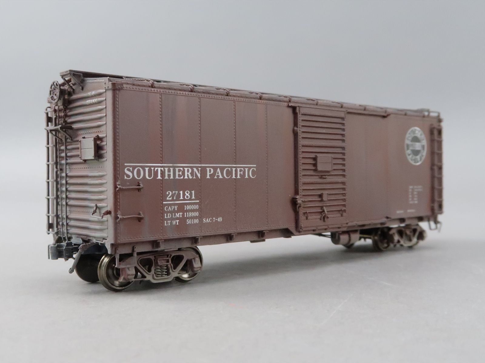 HO Brass Model - CIL 2512.1 SP Southern Pacific B-50-12-A Steel Rebuilt Boxcar #27181 - F/P ...