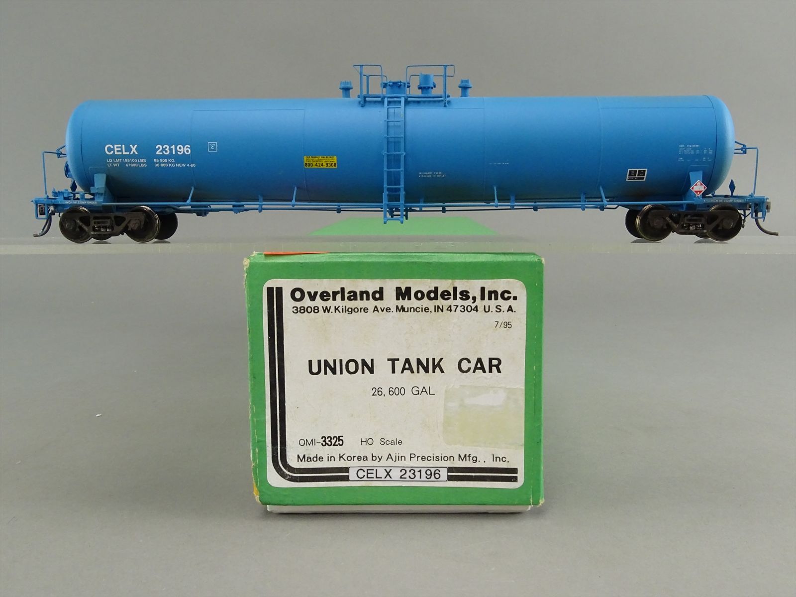 HO Brass Model - OMI 3325 CELX Union Tank Car 26600 Gallons #23196 ...