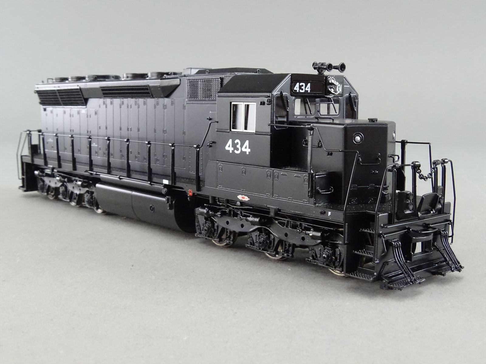 HO Brass Model - OMI 6653.1 EMD SD40X Demo Demonstrator #434 w/ Flared Radiators - F/P Black ...