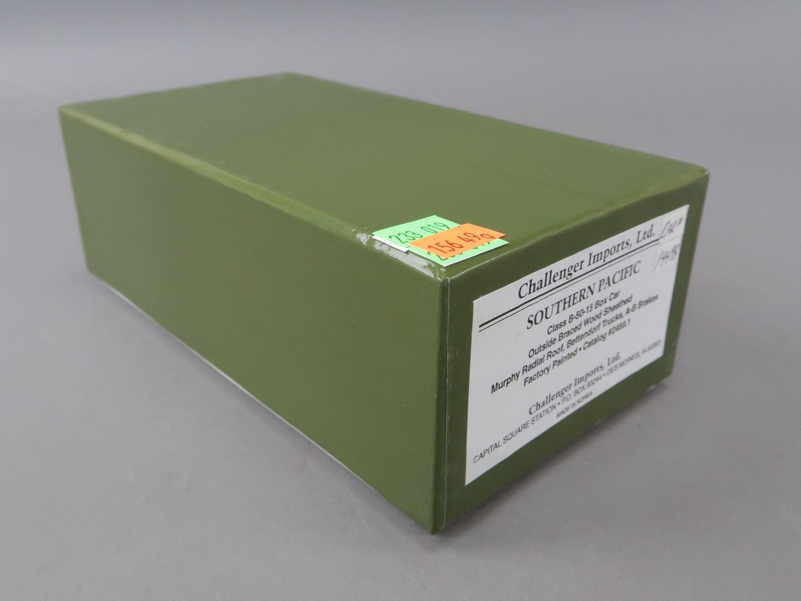 HO Brass Model - CIL 2469.1 SP Southern Pacific B-50-15 Boxcar Wood ...