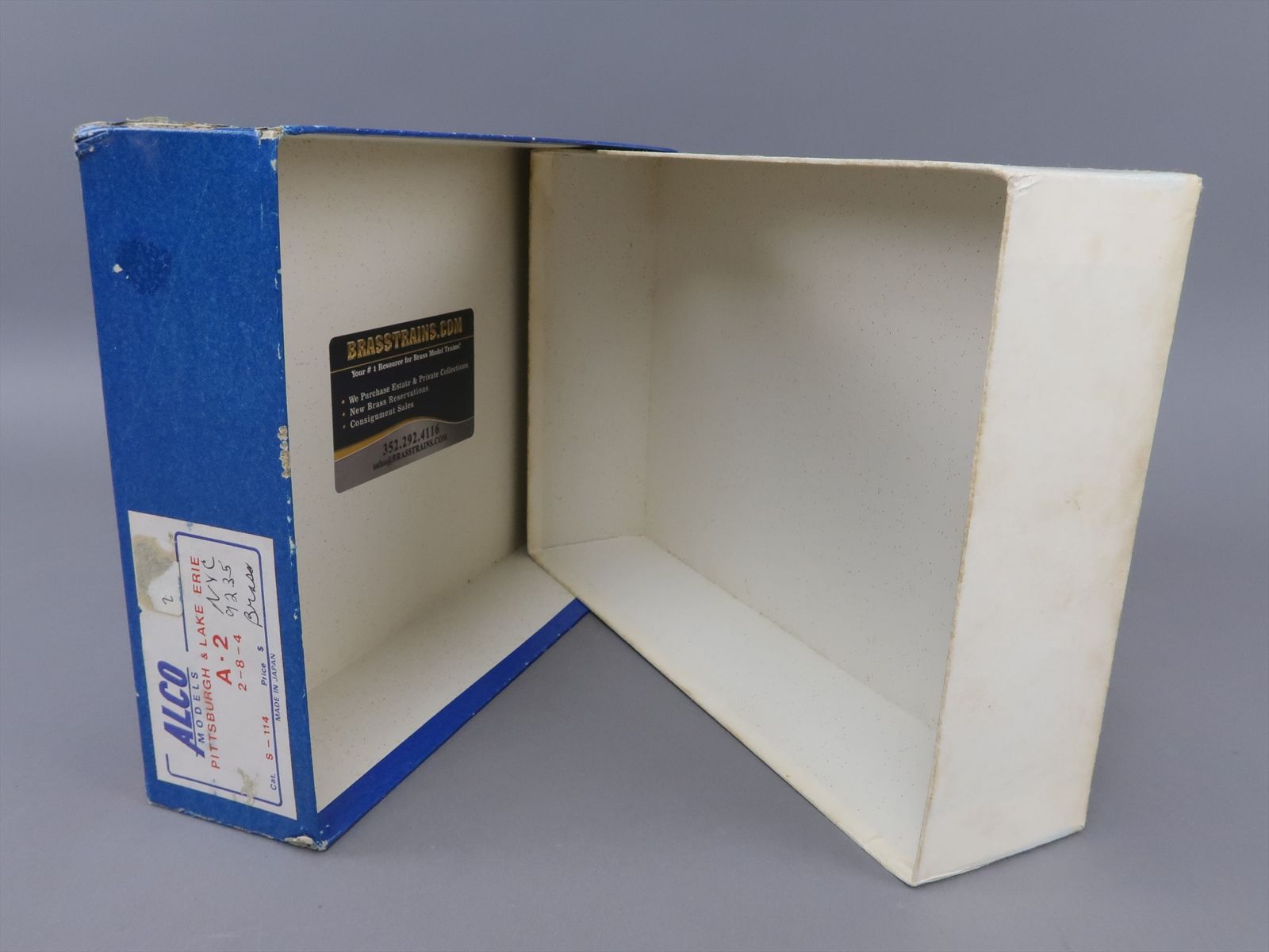 HO Brass Model - ALCO S-114 P&LE / NYC Pittsburgh & Lake Erie / New York Central A-2 2-8-4 #9401 ...