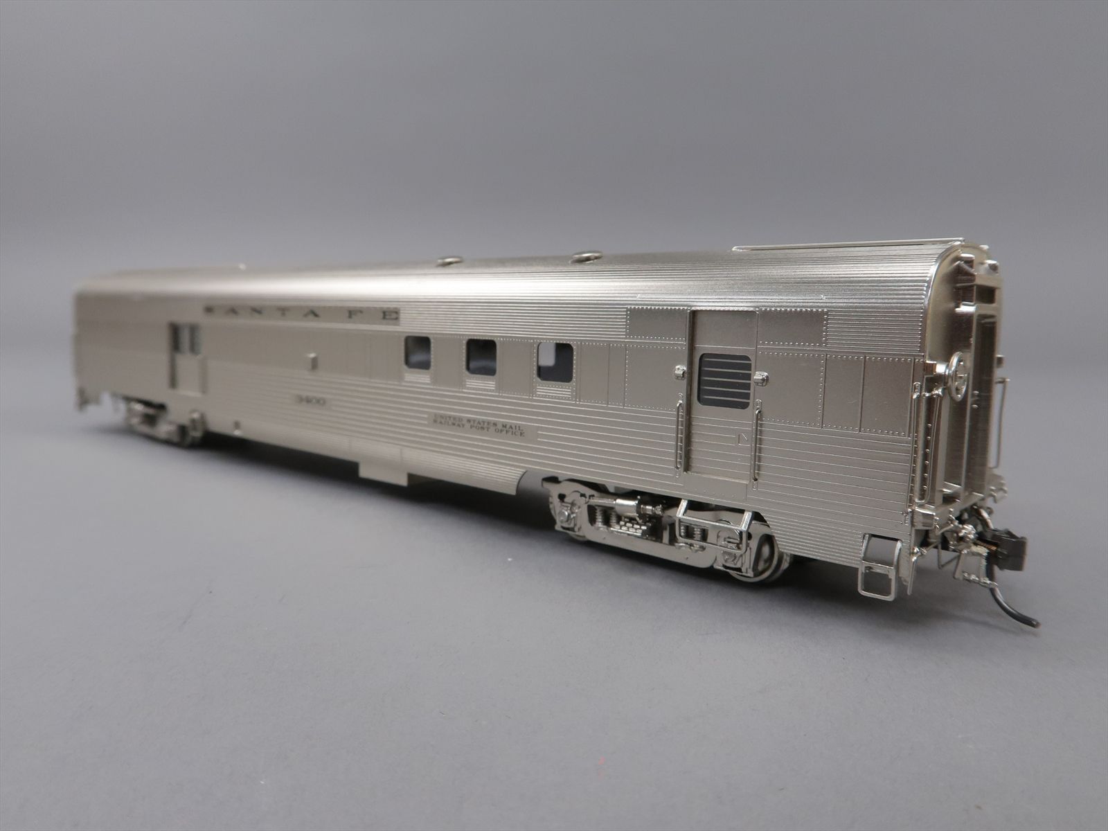 HO Brass Model - W&R AT&SF Santa Fe Baggage Mail #3400 - F/Plated ...