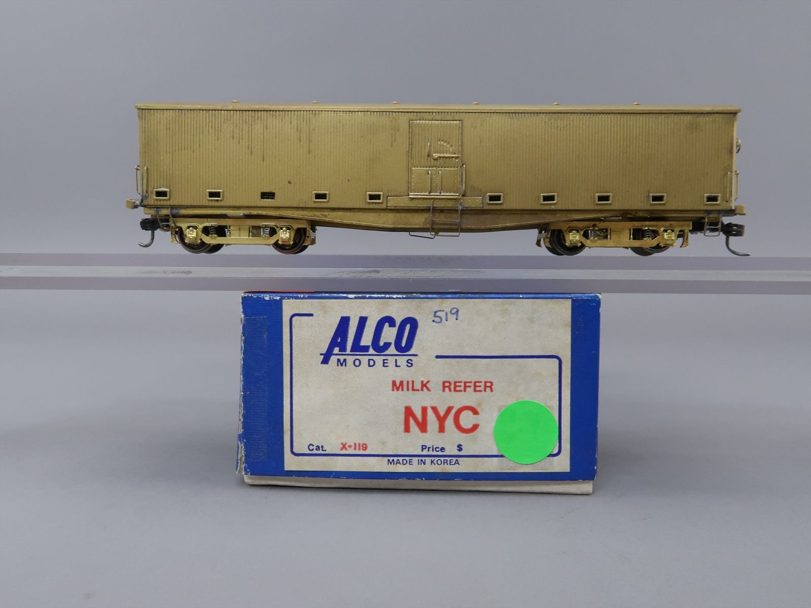 HO Brass Model - ALCO X-119 NYC New York Central Milk Reefer ...
