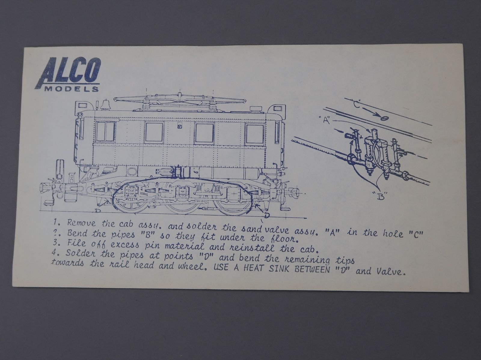 HO Brass Model - ALCO E-109 PRR Pennsylvania B-1 Boxcab Electric ...