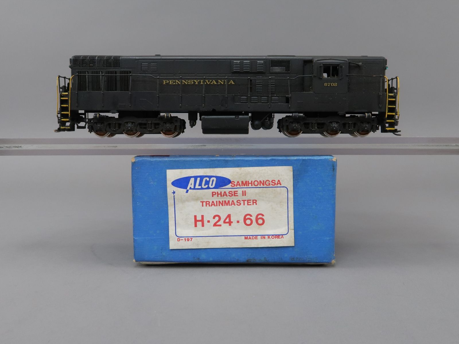 HO Brass Model - ALCO D-197 PRR Pennsylvania Phase II 2 Trainmaster H ...