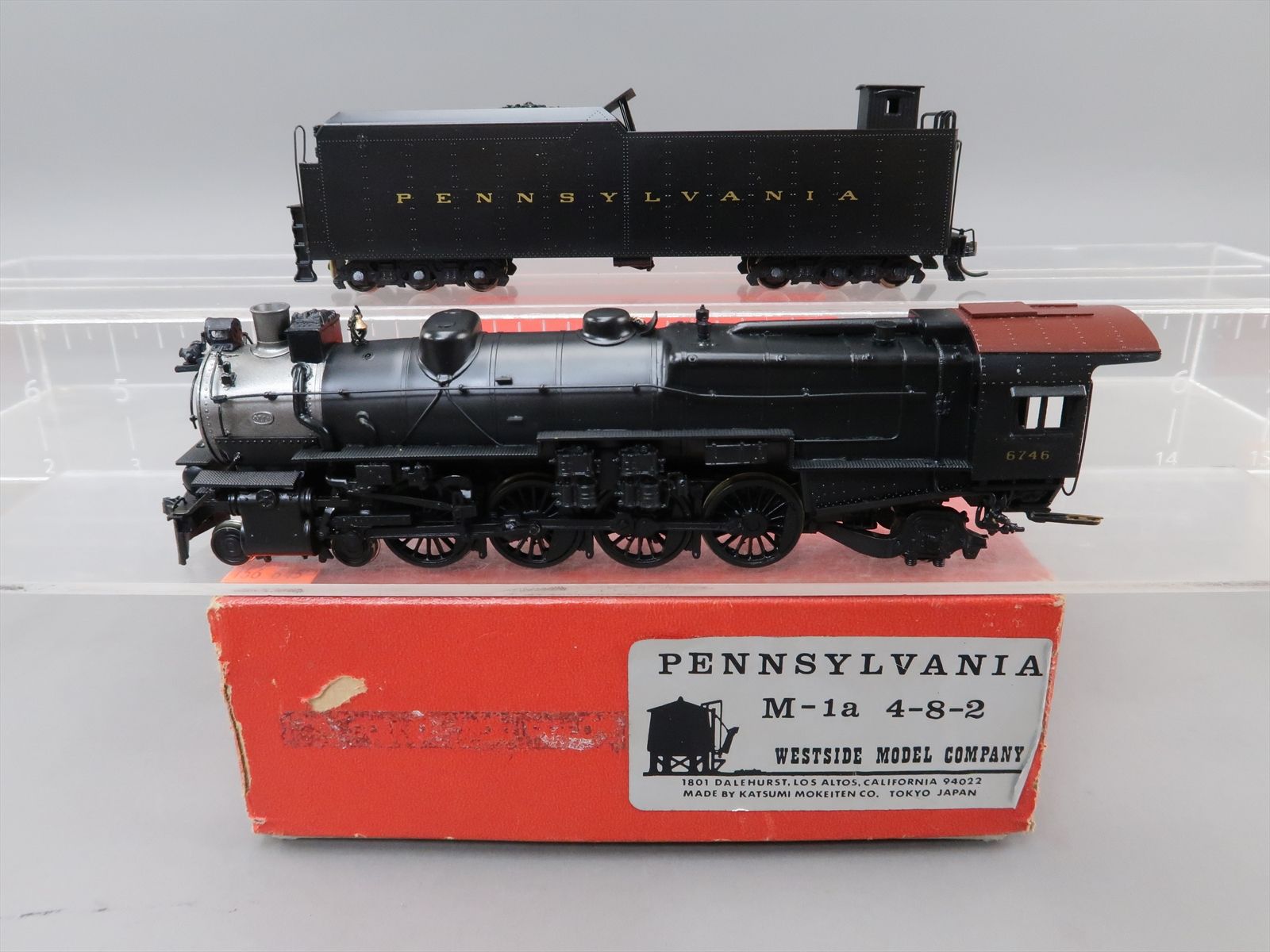 HO Brass Model - WMC PRR Pennsylvania M-1a Mountain 4-8-2 #6746- Custom ...