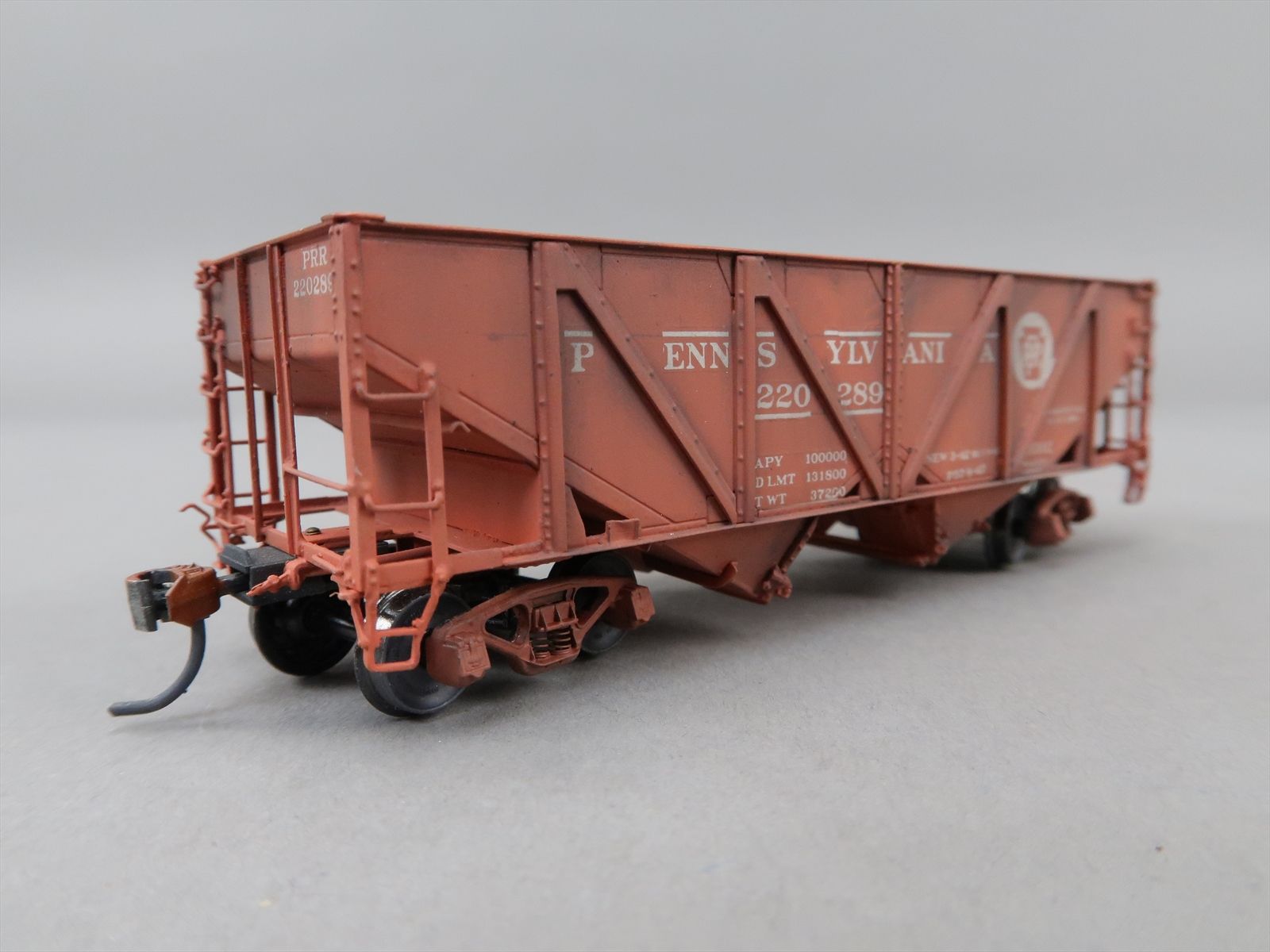 HO Brass Model - OMI 3106 PRR Pennsylvania H-31C Steel 2-Bay Hopper ...