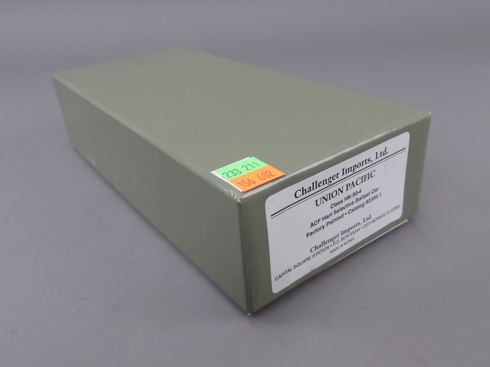 HO Brass Model - CIL 2386.1 UP Union Pacific HK-50-4 ACF Hart Selective ...