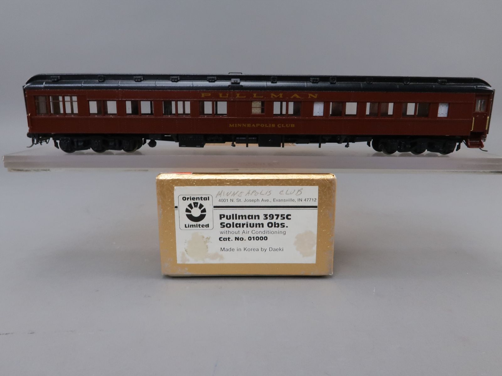 HO Brass Model - Oriental 01000 Pullman 3975C Solarium Observation w/o ...