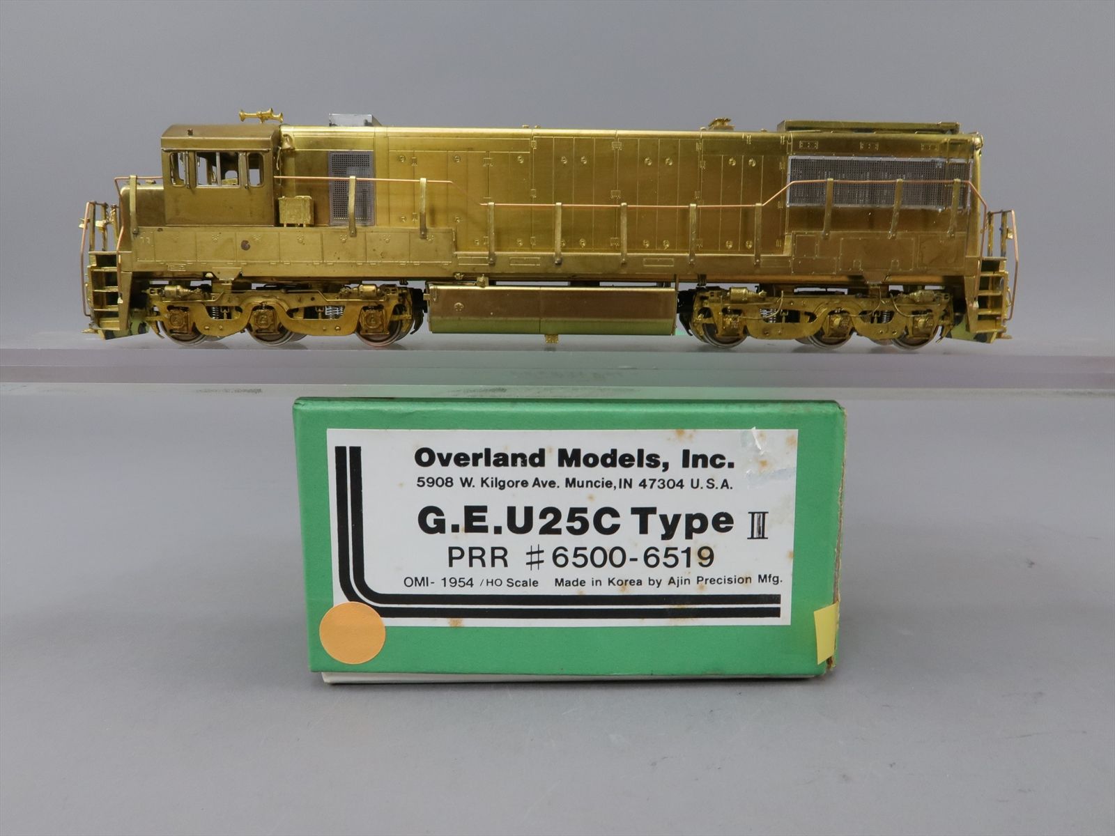 HO Brass Model - OMI 1954 G.E.U25C Type II PRR #6500-6519 - Unpainted ...