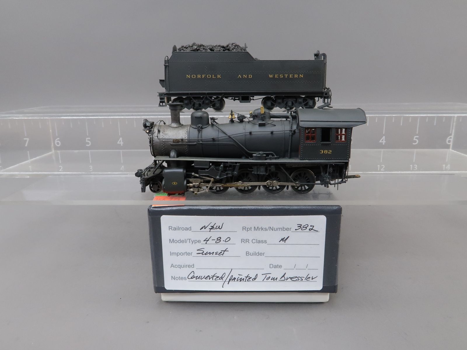 HO Brass Model - Sunset N&W Norfolk & Western M Class 4-8-0 #382 ...