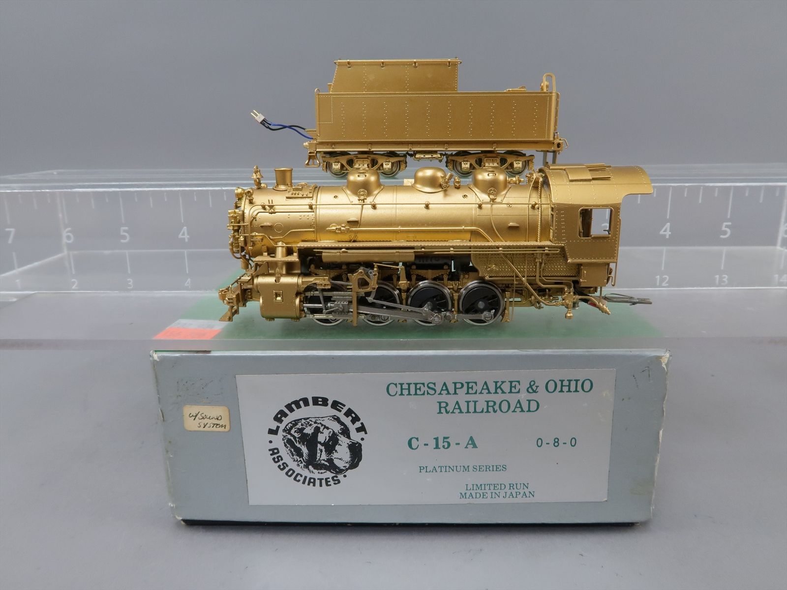 HO Brass Model - Lambert C&O Chesapeake & Ohio C-15A 0-8-0 - Unpainted ...