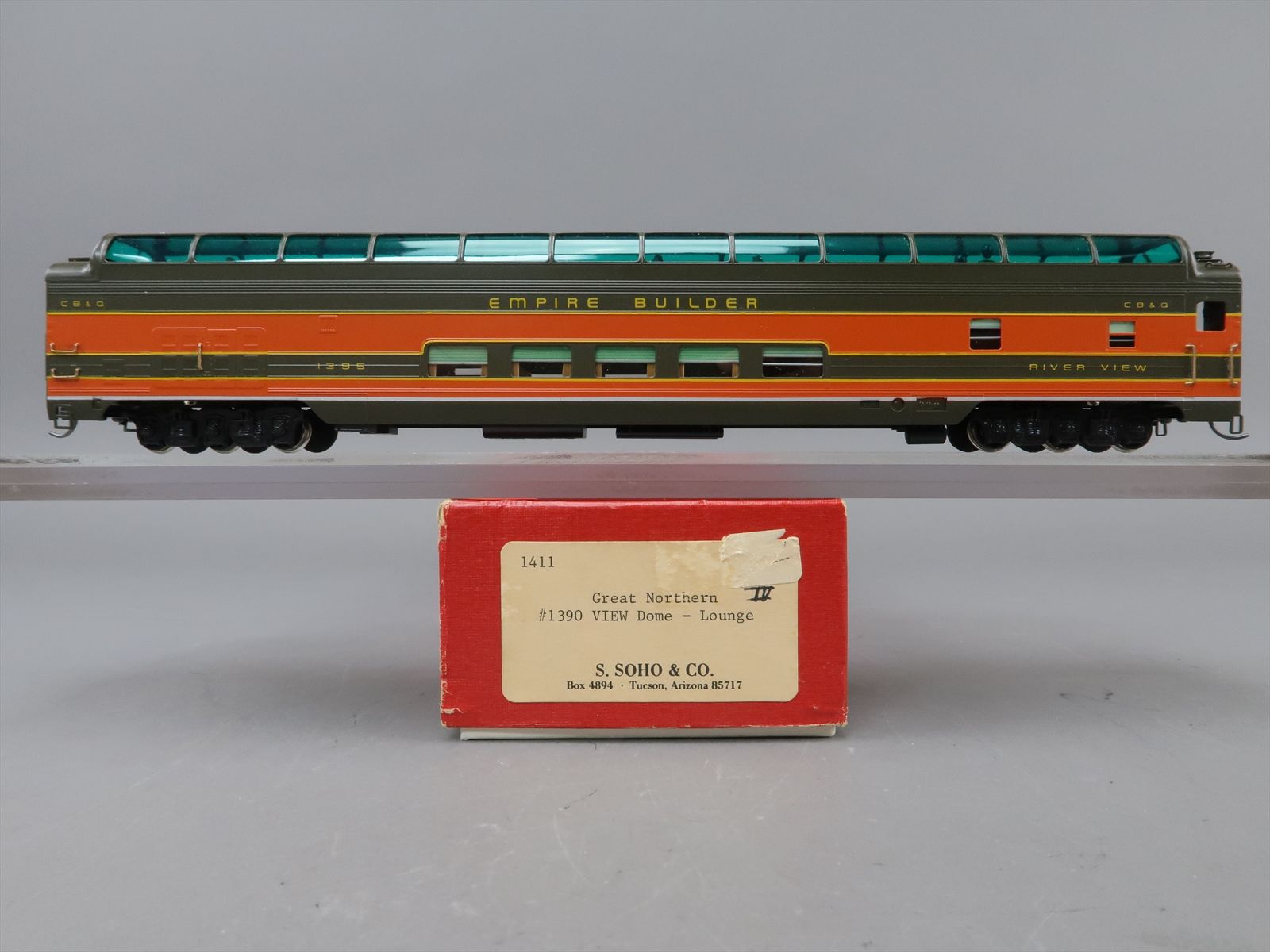 HO Brass Model - Soho 1411 GN Great Northern Dome Lounge RIVER VIEW ...