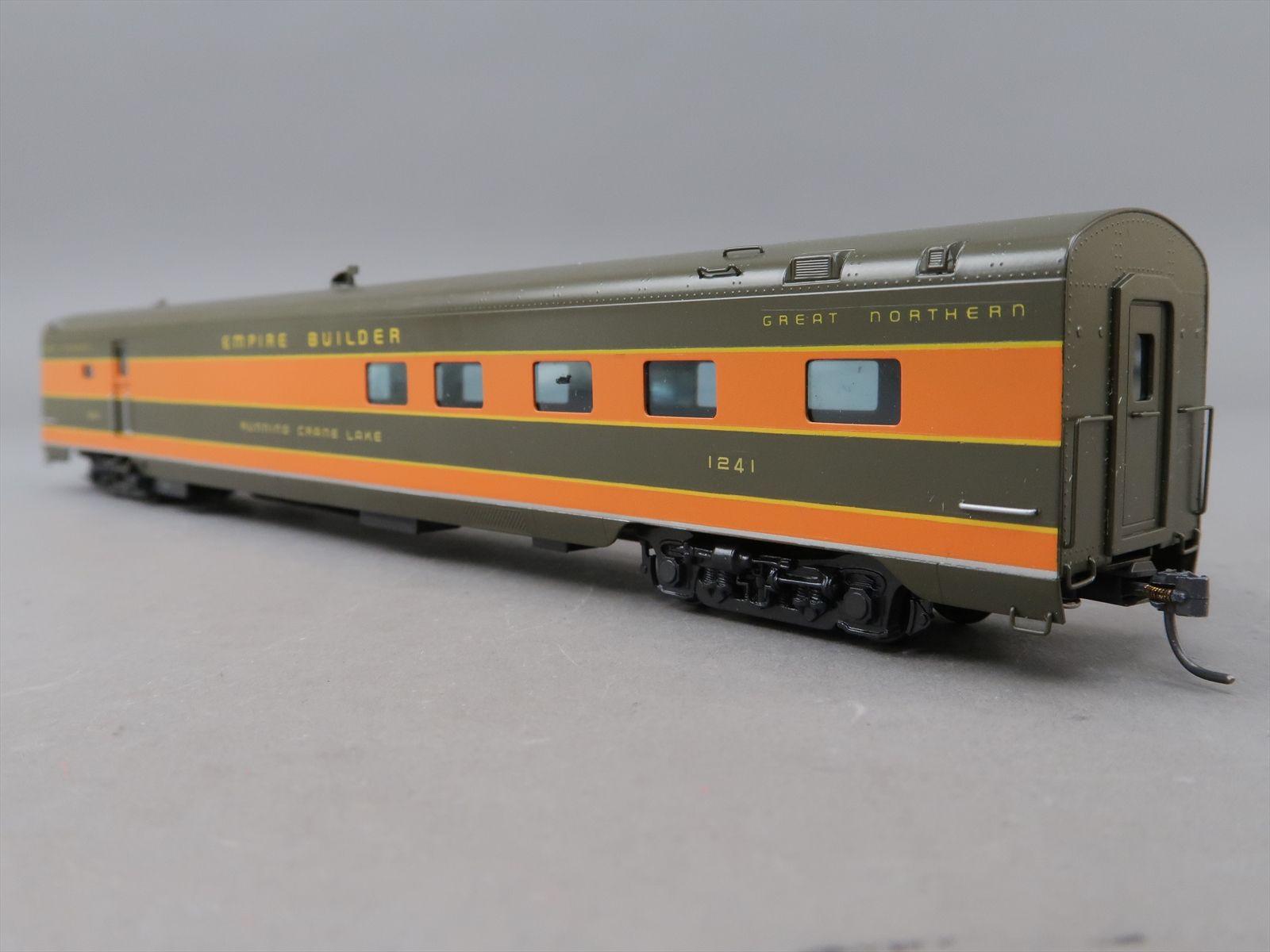 HO Brass Model - Soho 1406 GN Great Northern Ranch Car #1241 RUNNING ...